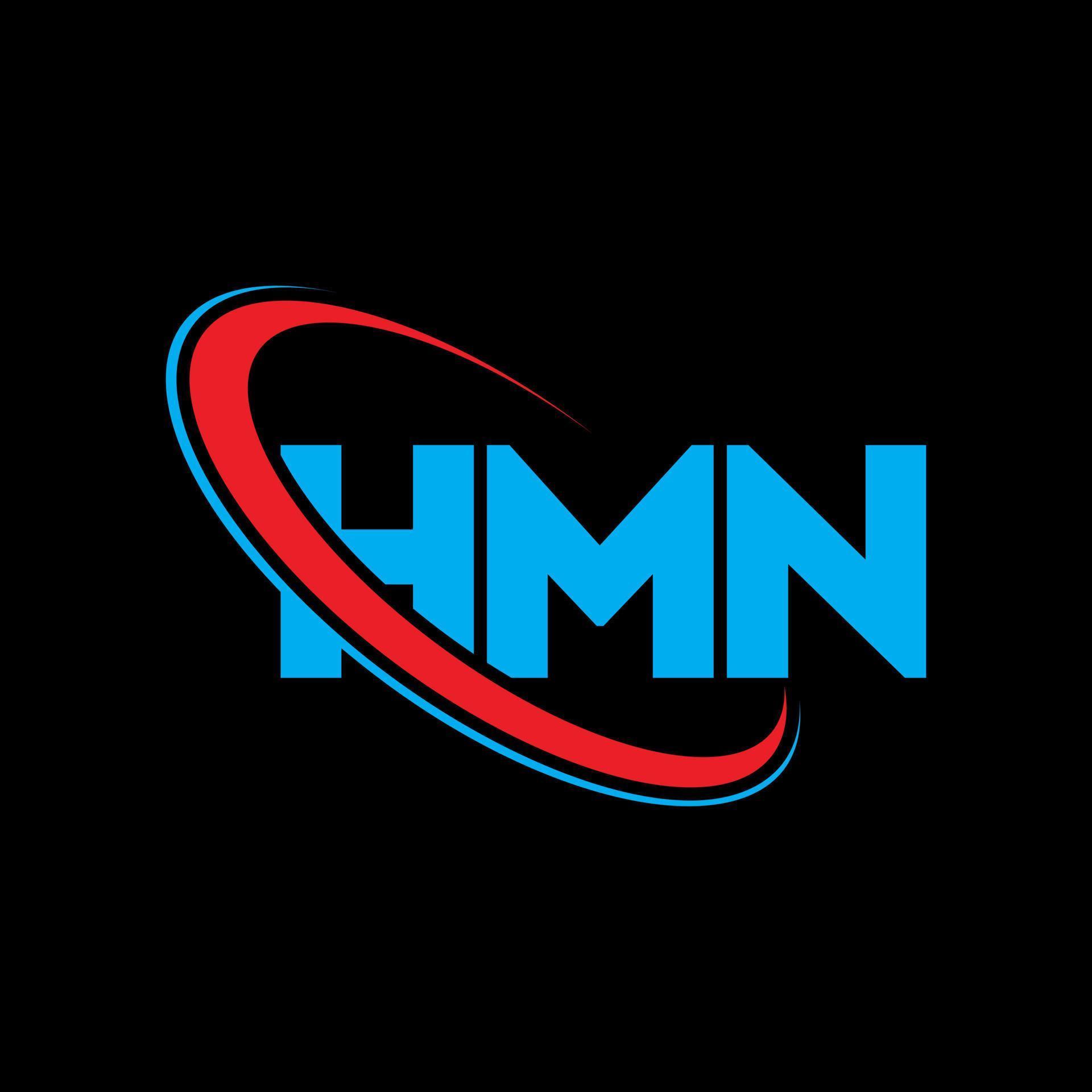 HMN logo. HMN letter. HMN letter logo design. Initials HMN logo linked with circle and uppercase ...
