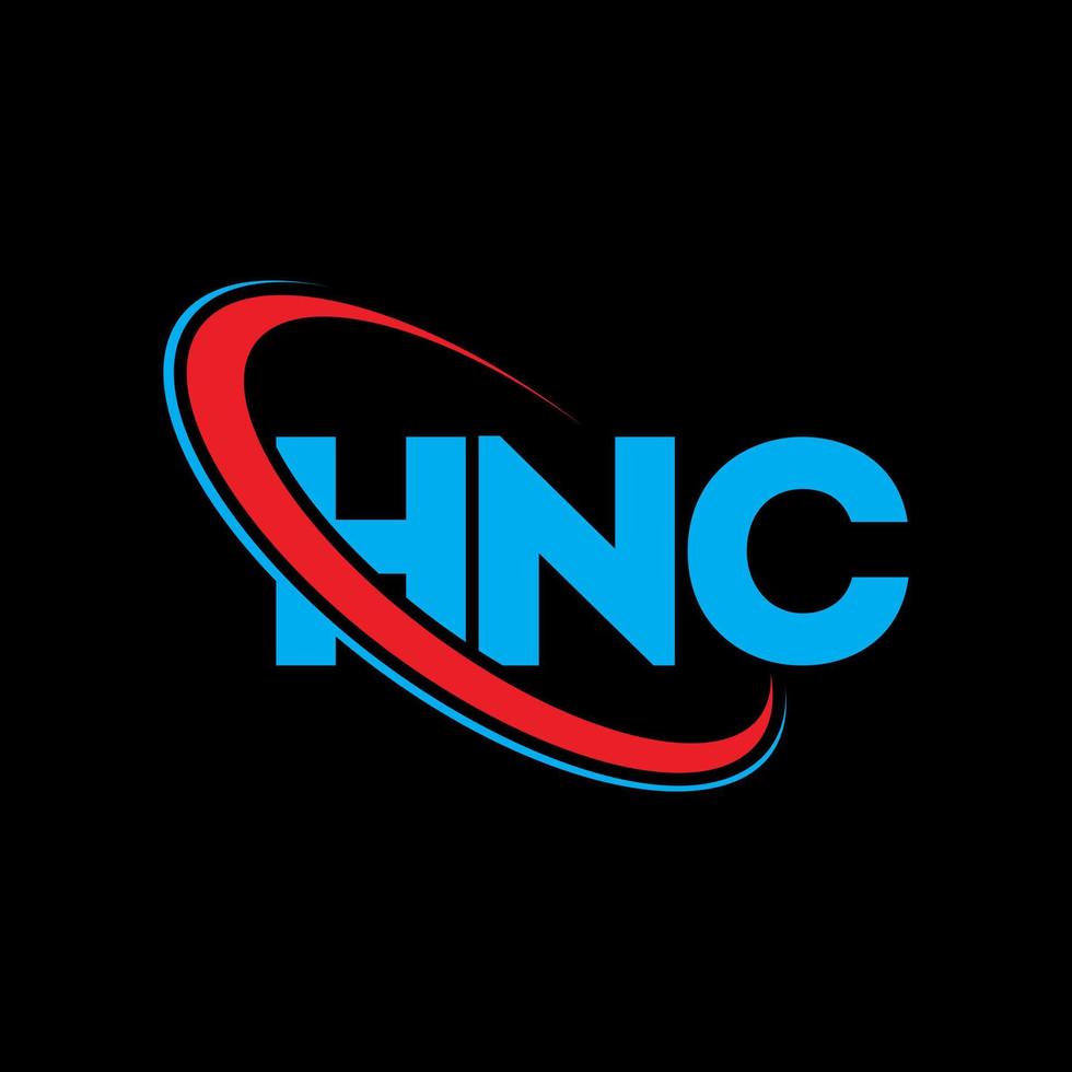 logotipo de hnc. carta hnc. diseño del logotipo de la letra hnc. logotipo de hnc de iniciales ...