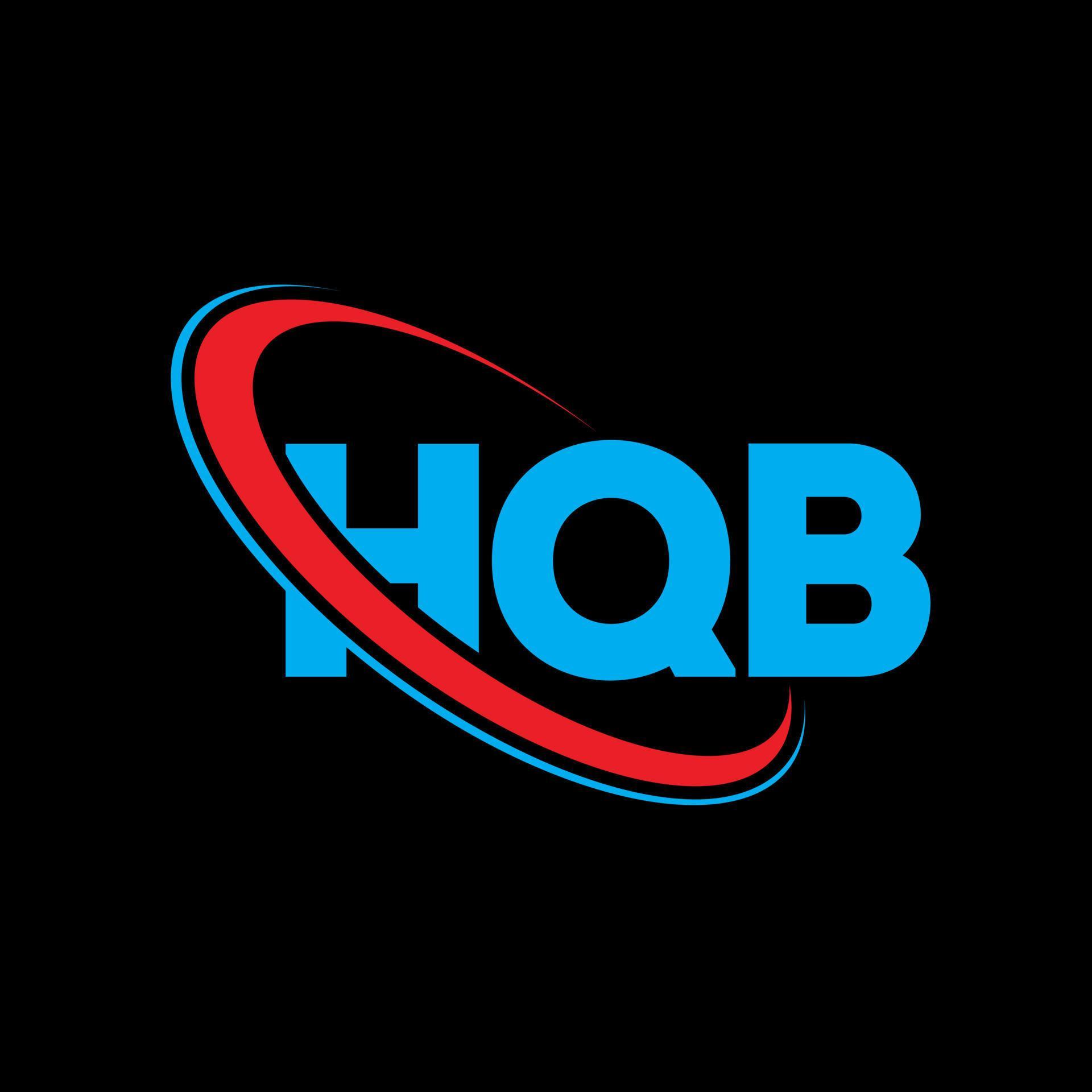 logotipo de hqb. letra hqb. diseño del logotipo de la letra hqb. logotipo de iniciales hqb ...