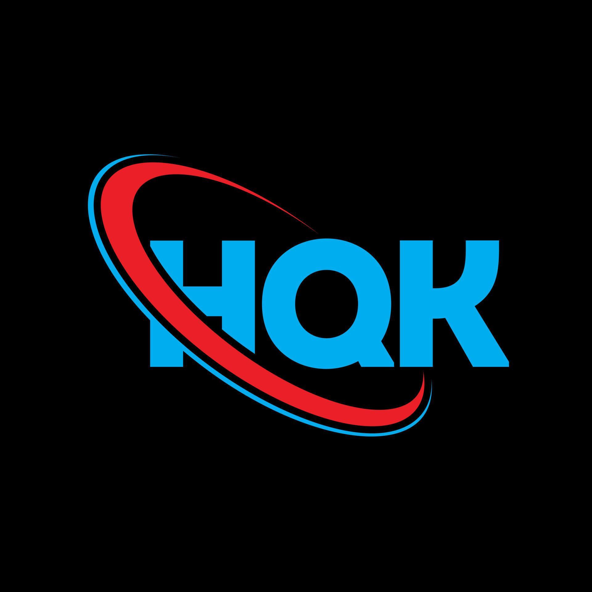 logotipo hqk. letra hqk. diseño del logotipo de la letra hqk. Logotipo de iniciales hqk ...
