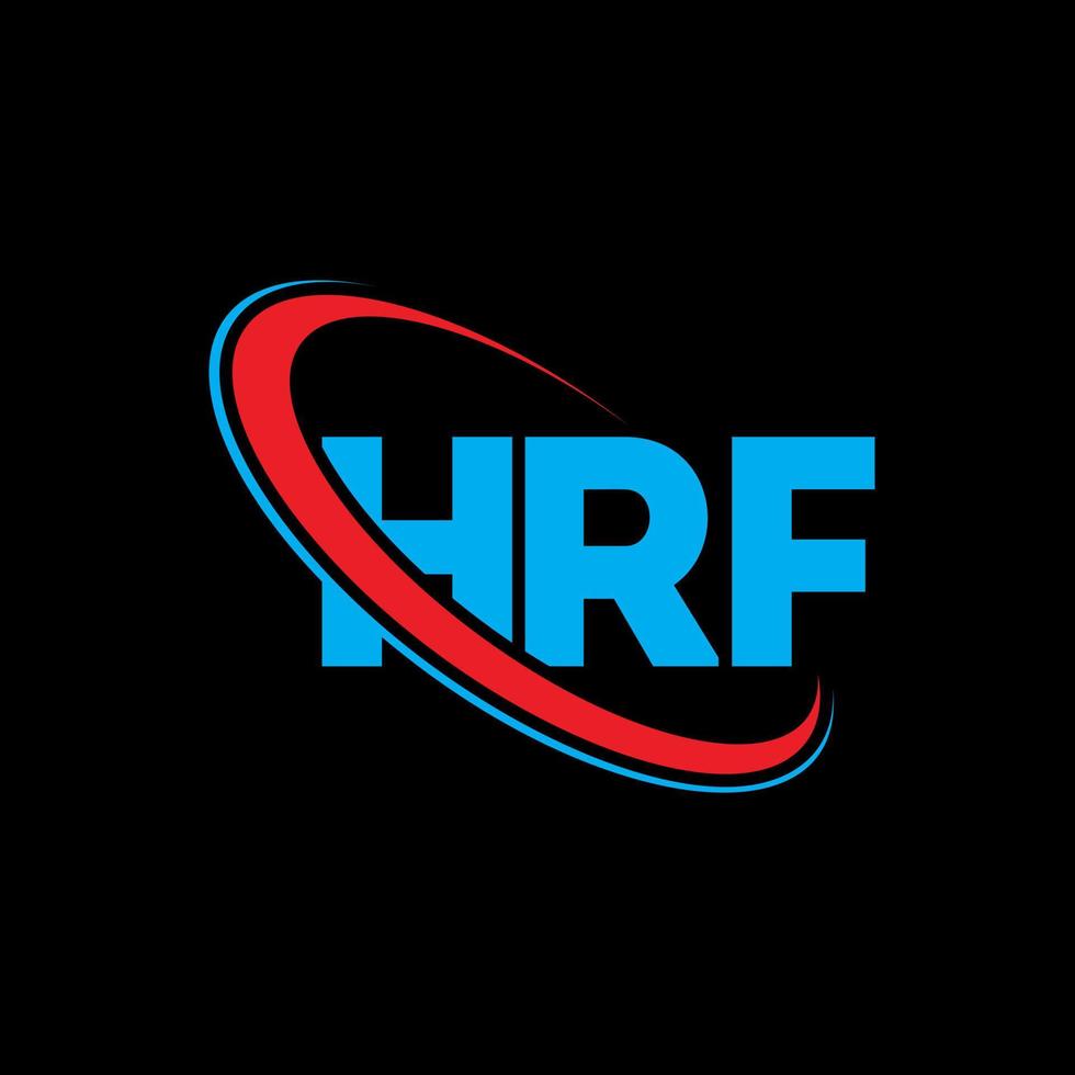 logotipo de hf carta hrf diseño del logotipo de la letra hrf. logotipo de iniciales hrf ...