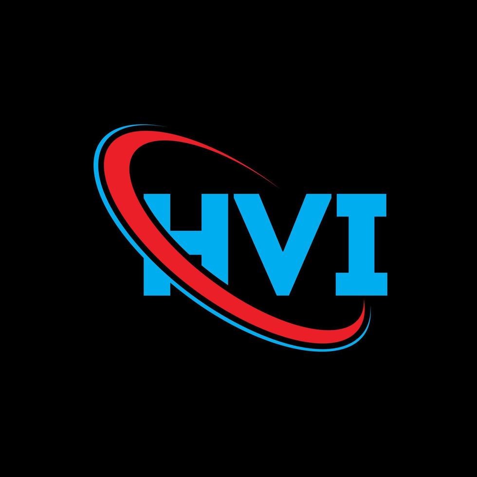 logotipo de hvi. letra hvi. diseño del logotipo de la letra hvi. logotipo de las iniciales hvi ...