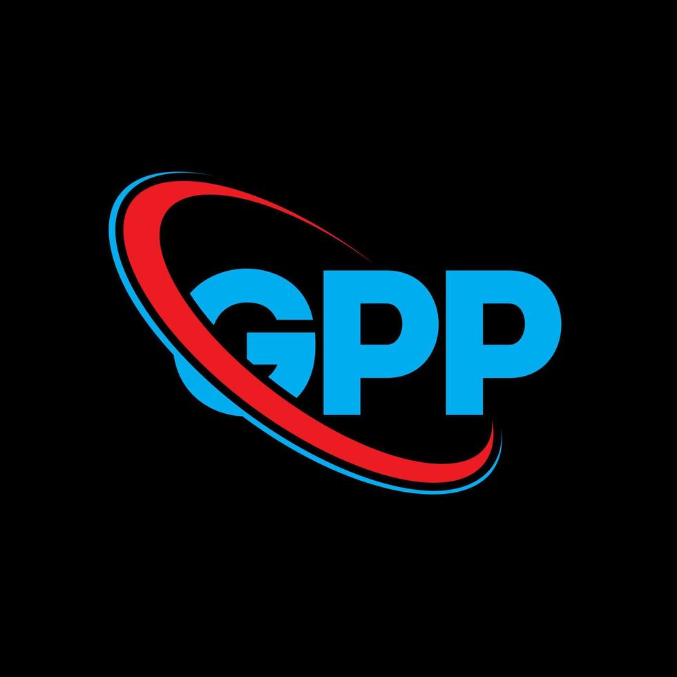 logotipo de gpp. letra gpp. diseño del logotipo de la letra gpp. Logotipo de iniciales gpp ...