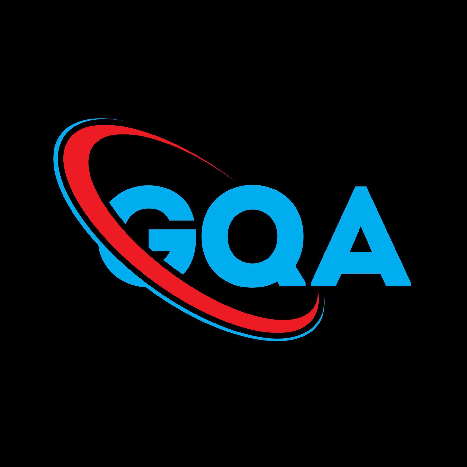 GQA logo. GQA letter. GQA letter logo design. Initials GQA logo linked with circle and uppercase ...