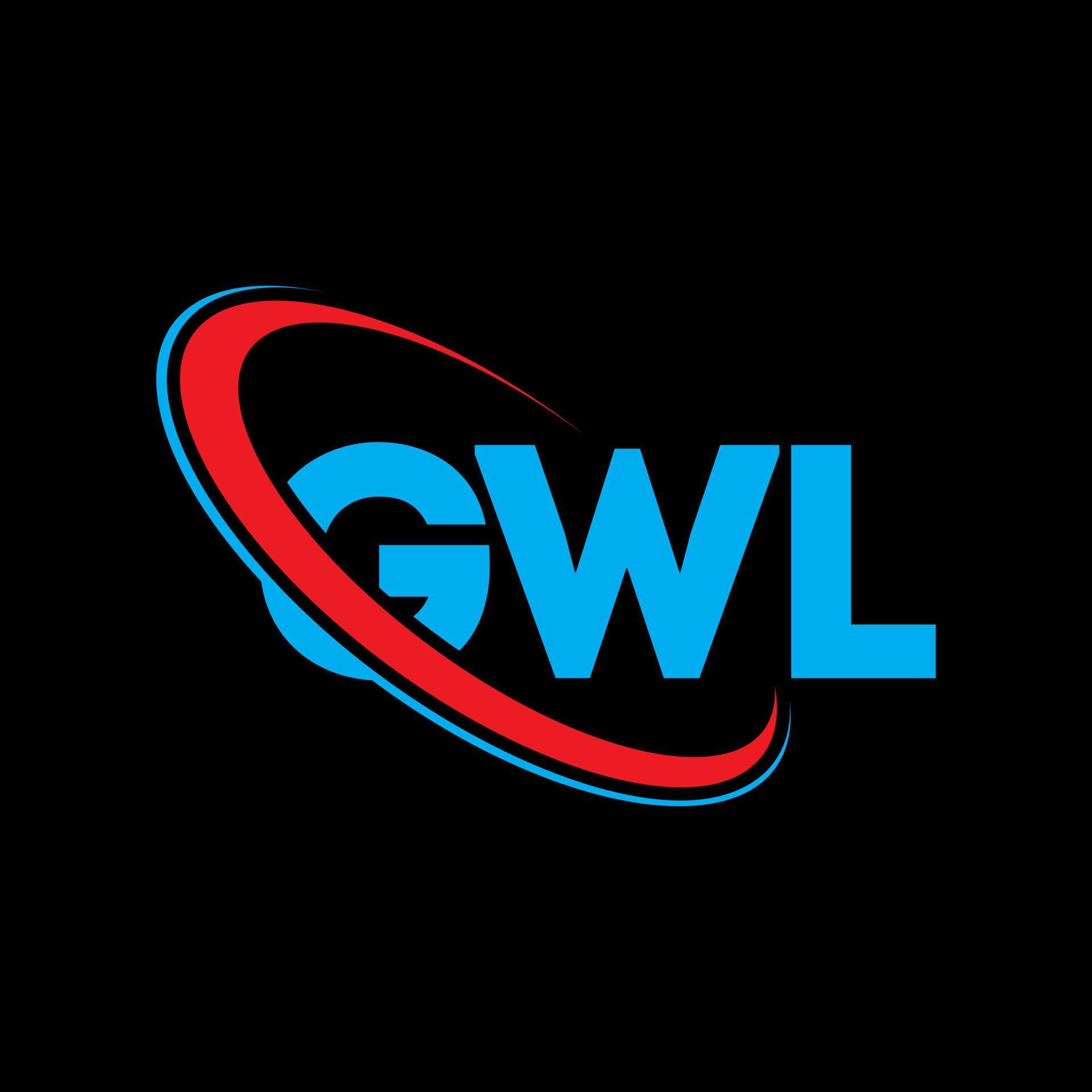 GWL logo. GWL letter. GWL letter logo design. Initials GWL logo linked with circle and uppercase ...