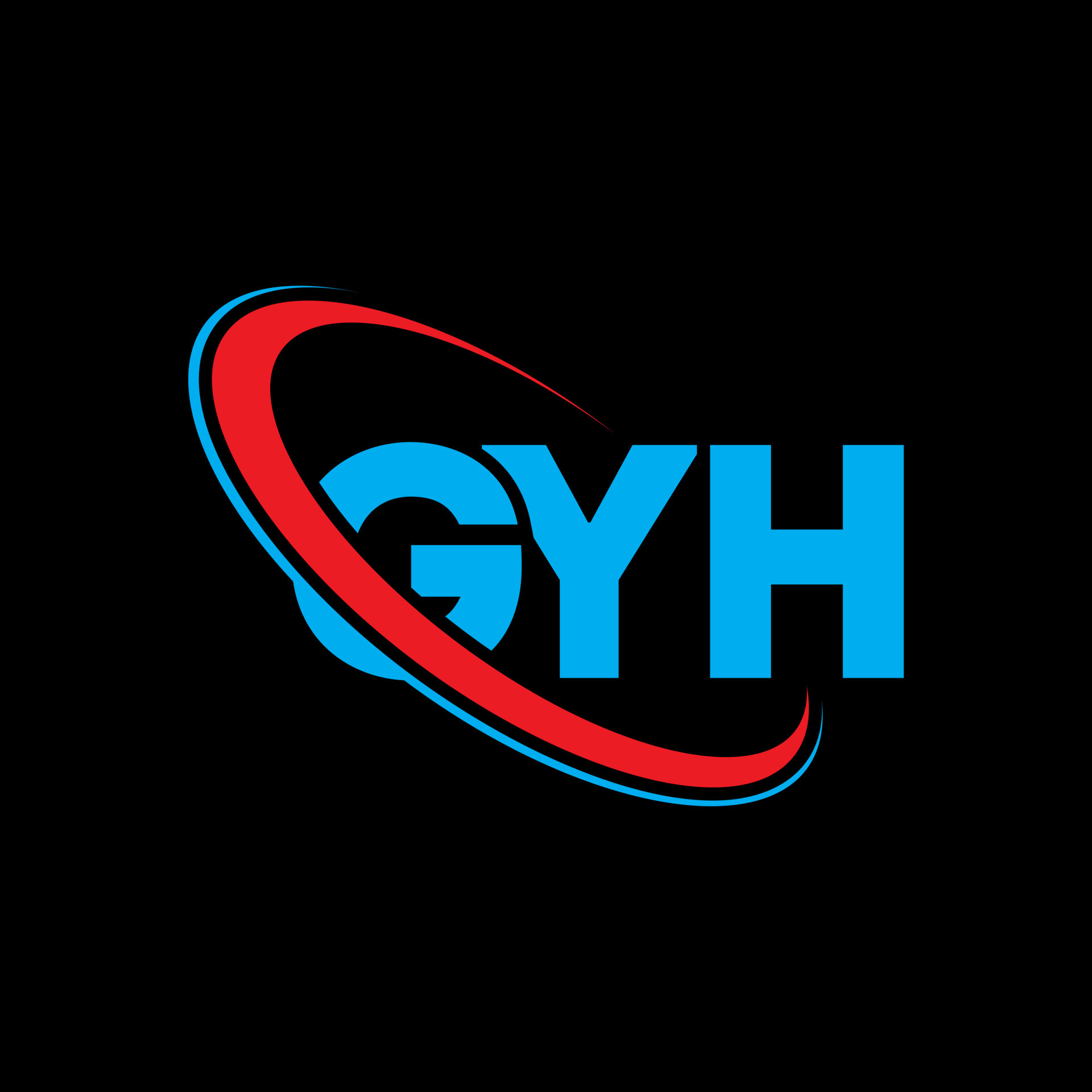 logotipo de gyh. letra ghh. diseño del logotipo de la letra gyh. logotipo de las iniciales gyh ...