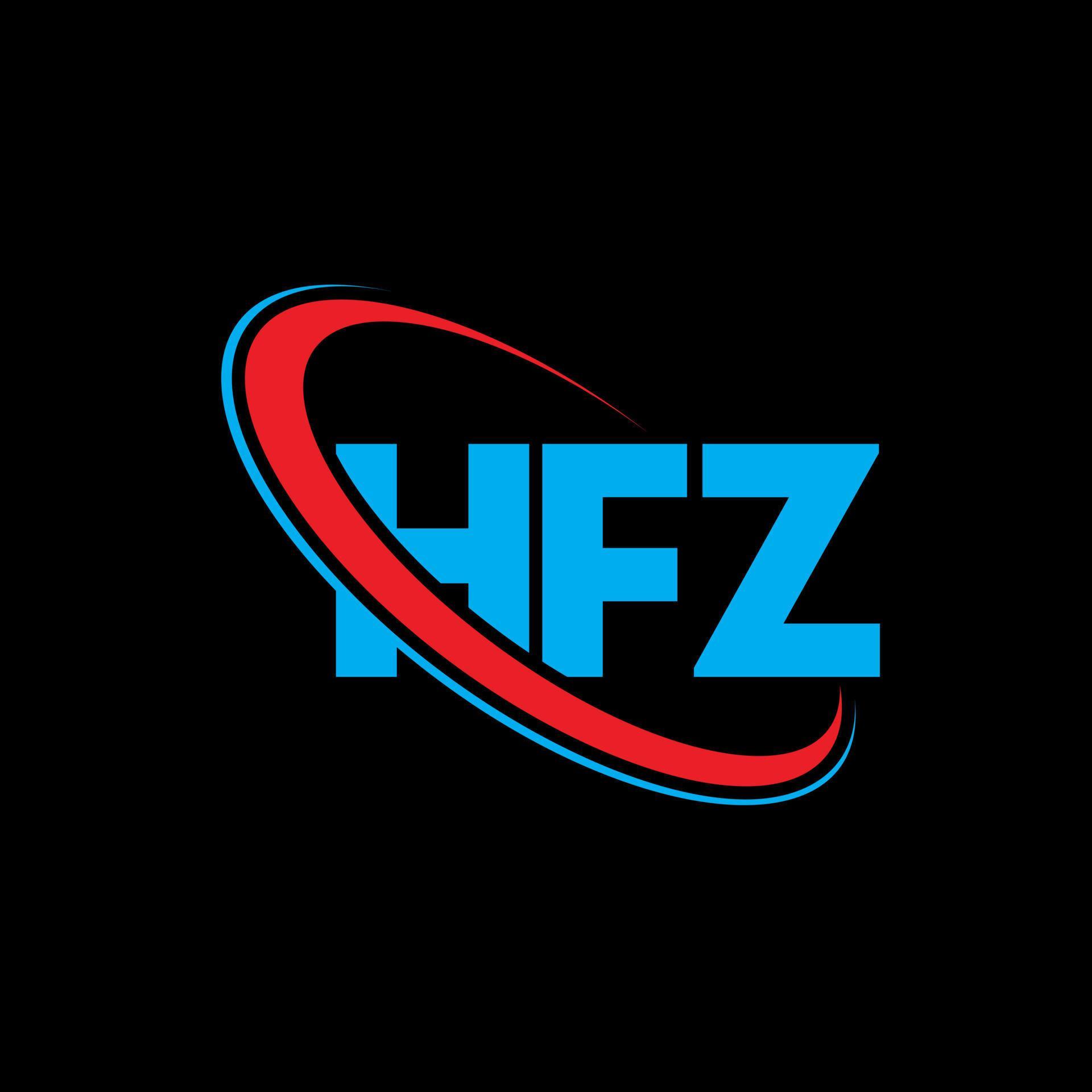 HFZ logo. HFZ letter. HFZ letter logo design. Initials HFZ logo linked with circle and uppercase ...