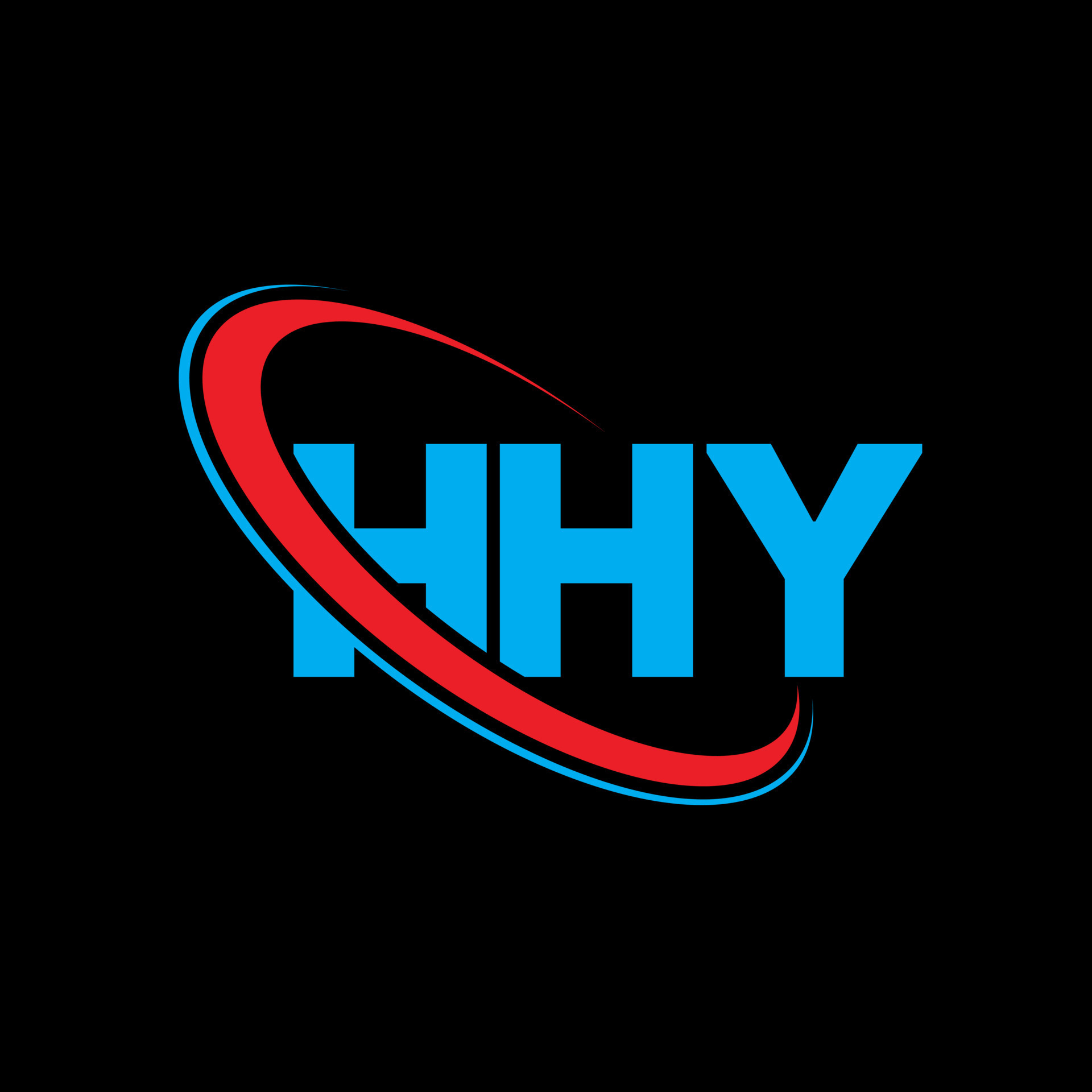 logotipo de hhy. hhh carta. diseño del logotipo de la letra hhy. logotipo de las iniciales hhy ...