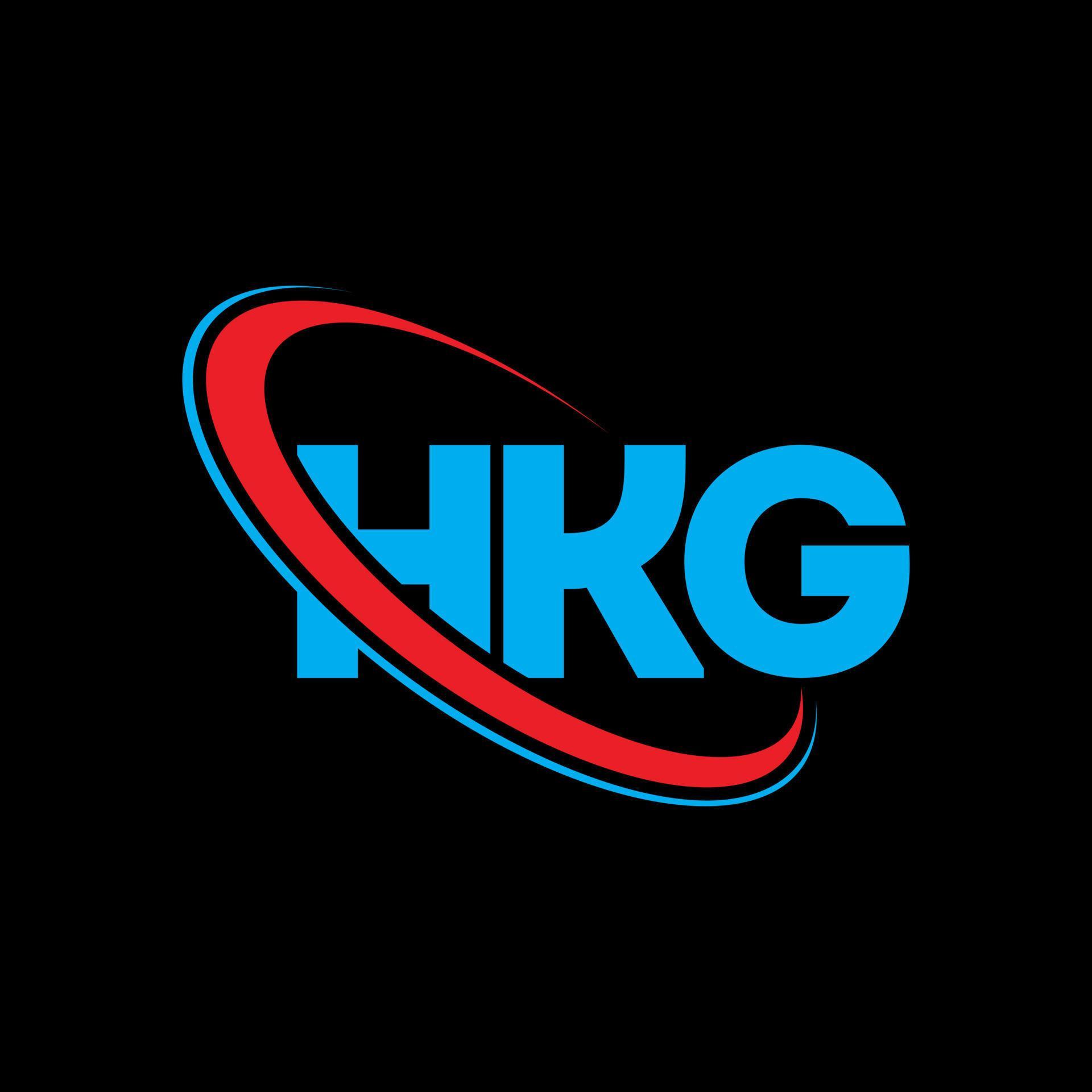 HKG logo. HKG letter. HKG letter logo design. Initials HKG logo linked with circle and uppercase ...