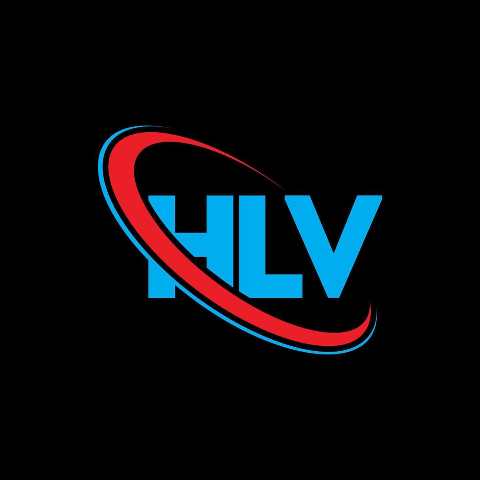 Hlv Logo Hlv Letter Hlv Letter Logo Design Initials Hlv Logo Linked With Circle And Uppercase