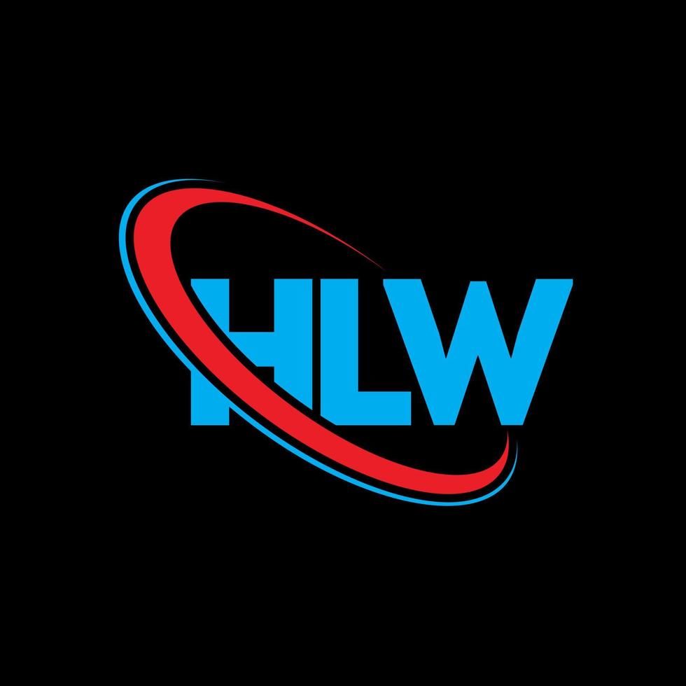 logotipo de hlw. letra hlw. diseño del logotipo de la letra hlw. logotipo de las iniciales hlw ...