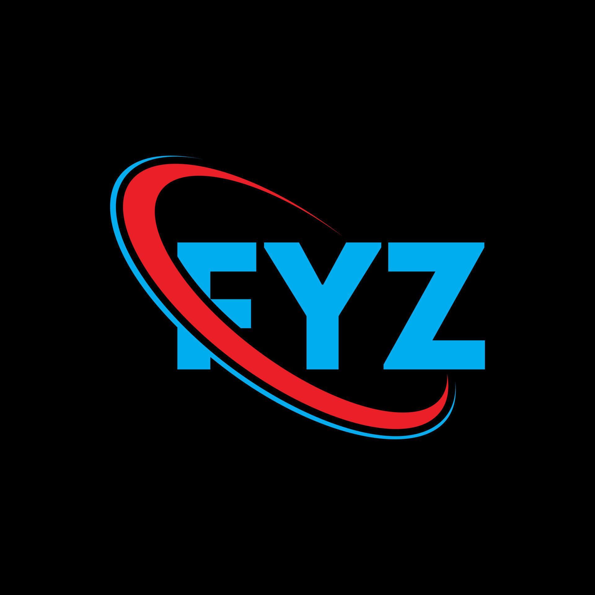 FYZ logo. FYZ letter. FYZ letter logo design. Initials FYZ logo linked with circle and uppercase ...