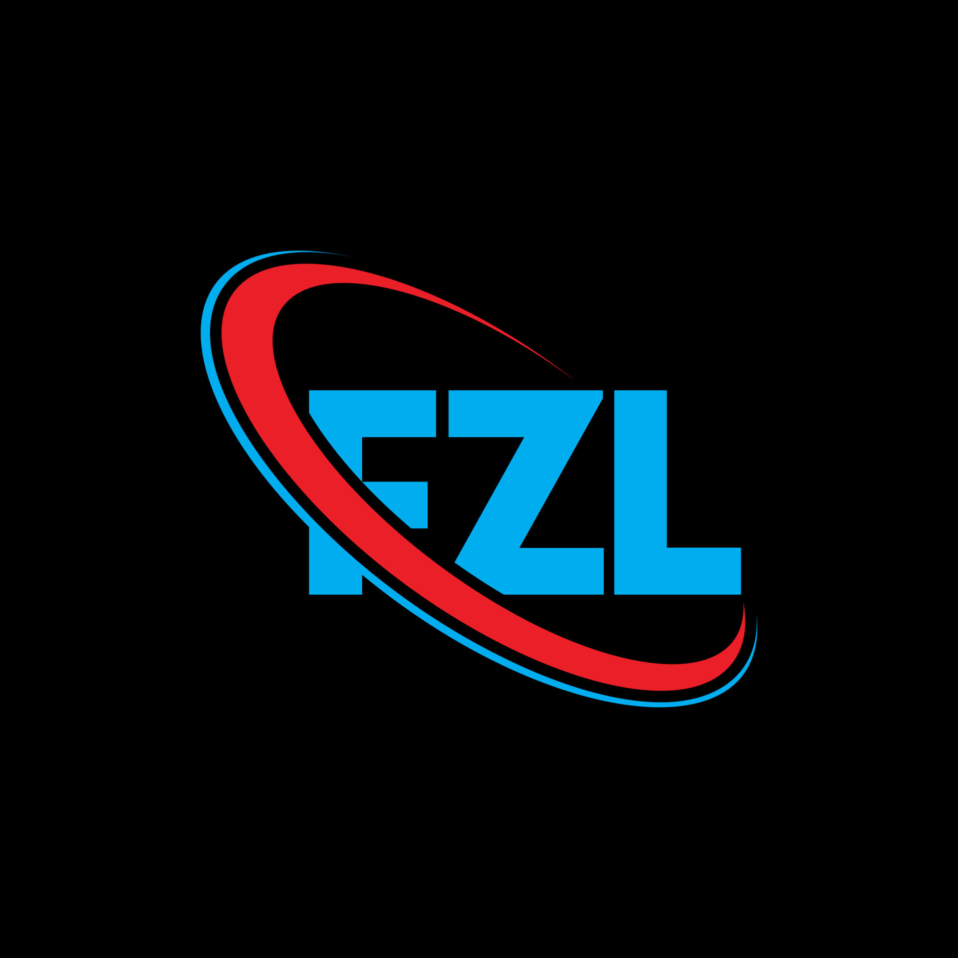 logotipo fzl. letra fzl. diseño del logotipo de la letra fzl. logotipo de iniciales fzl ...