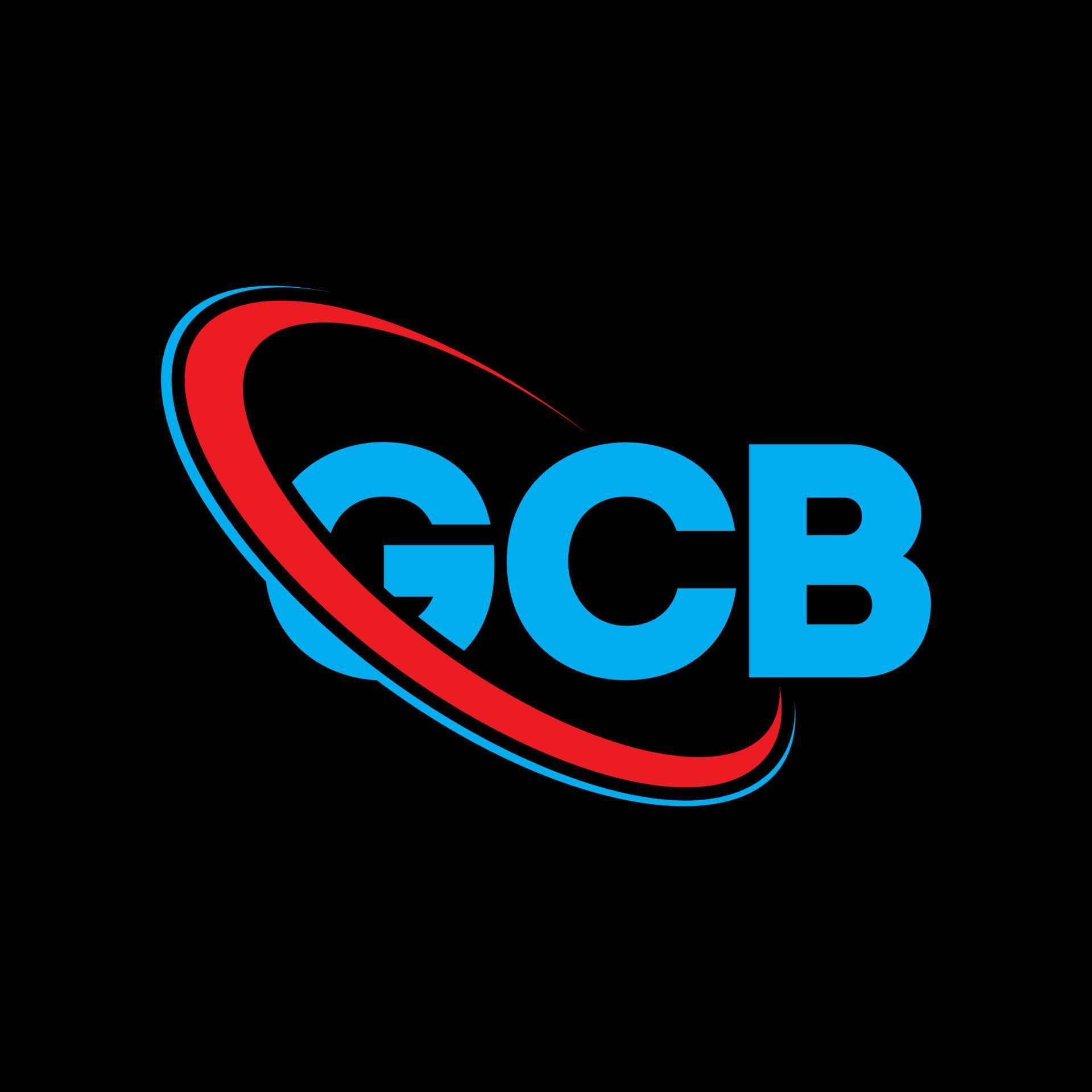 GCB logo. GCB letter. GCB letter logo design. Initials GCB logo linked with circle and uppercase ...