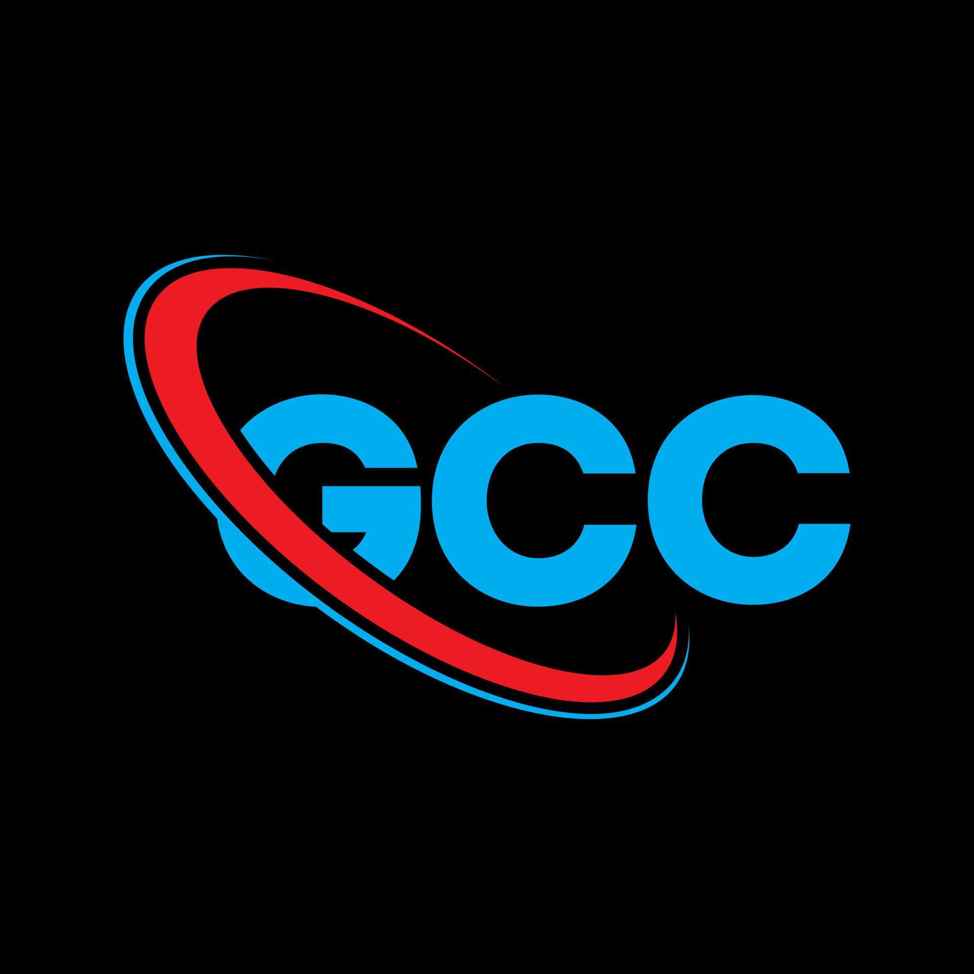 GCC logo. GCC letter. GCC letter logo design. Initials GCC logo linked with circle and uppercase ...