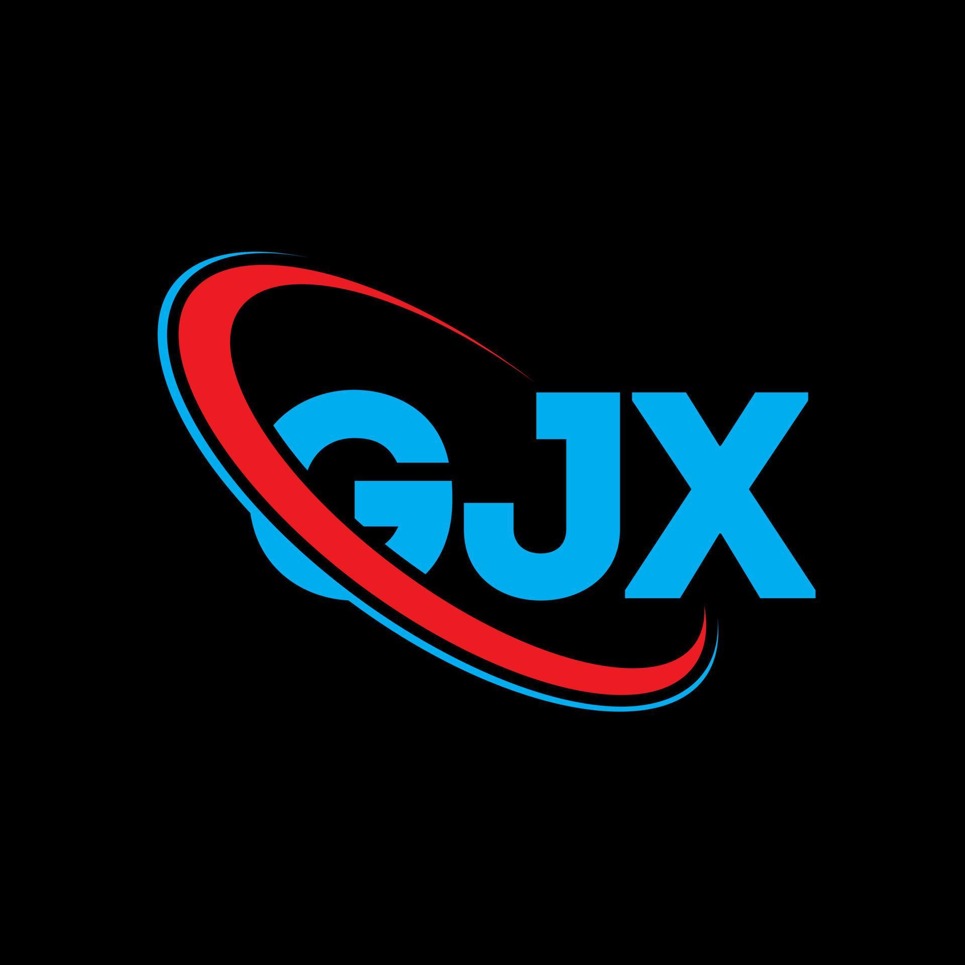 logotipo de gjx. letra gjx. diseño del logotipo de la letra gjx. logotipo de las iniciales gjx ...