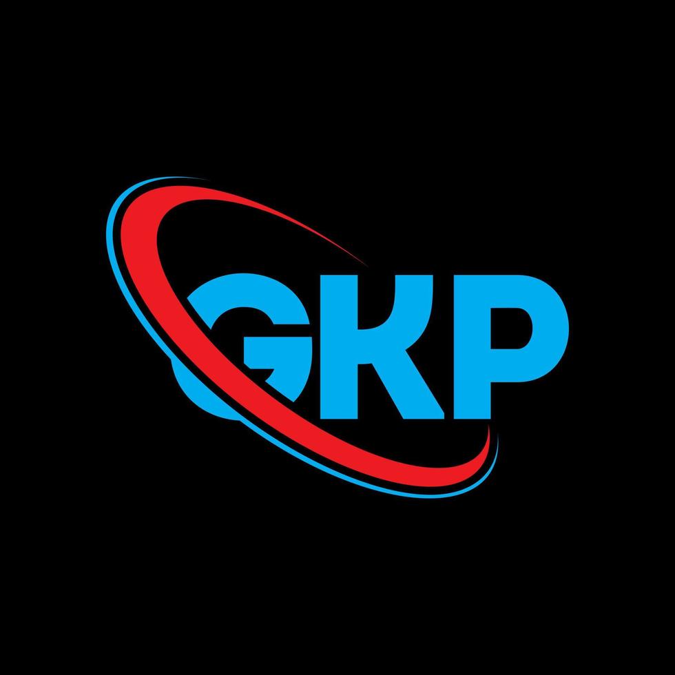 logotipo de gkp. letra gkp. diseño del logotipo de la letra gkp. Logotipo de iniciales gkp ...