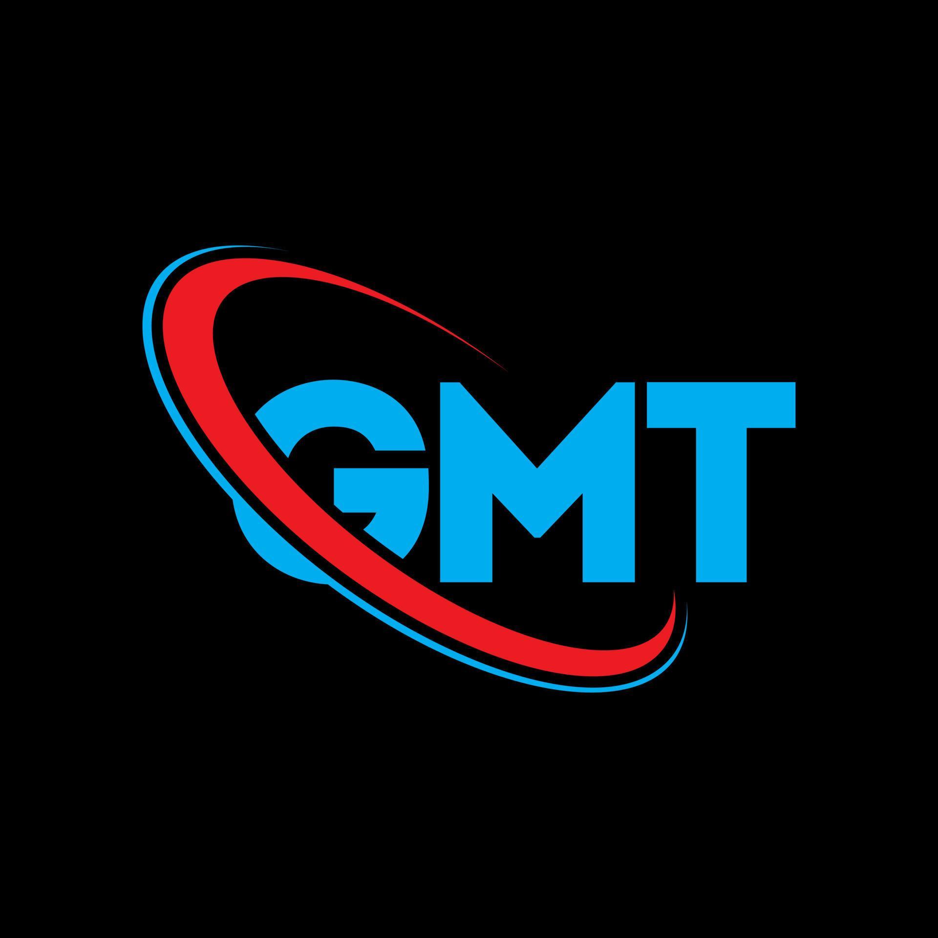 GMT logo. GMT letter. GMT letter logo design. Initials GMT logo linked with circle and uppercase ...