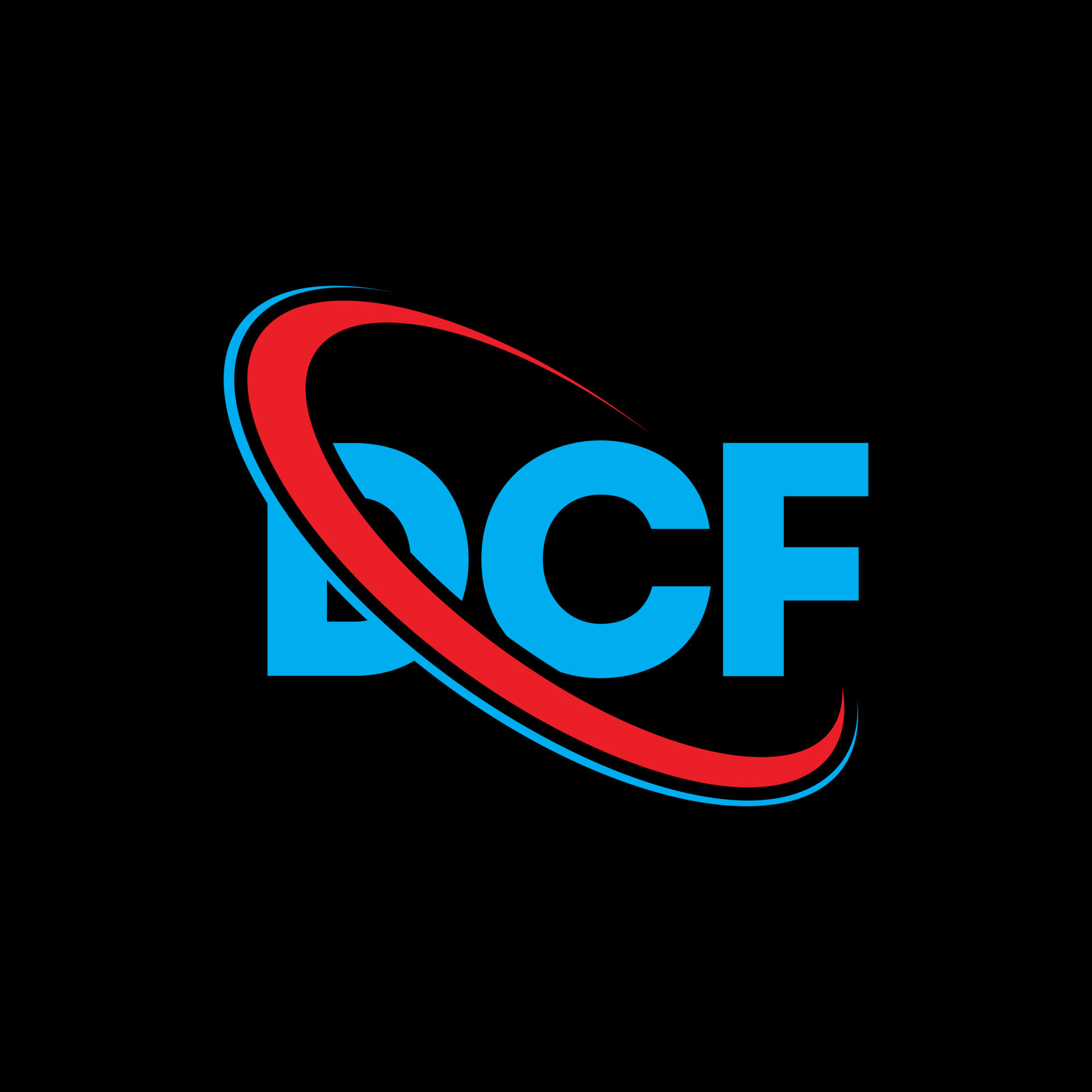 logotipo de DCF. letra dcf. diseño del logotipo de la letra dcf ...