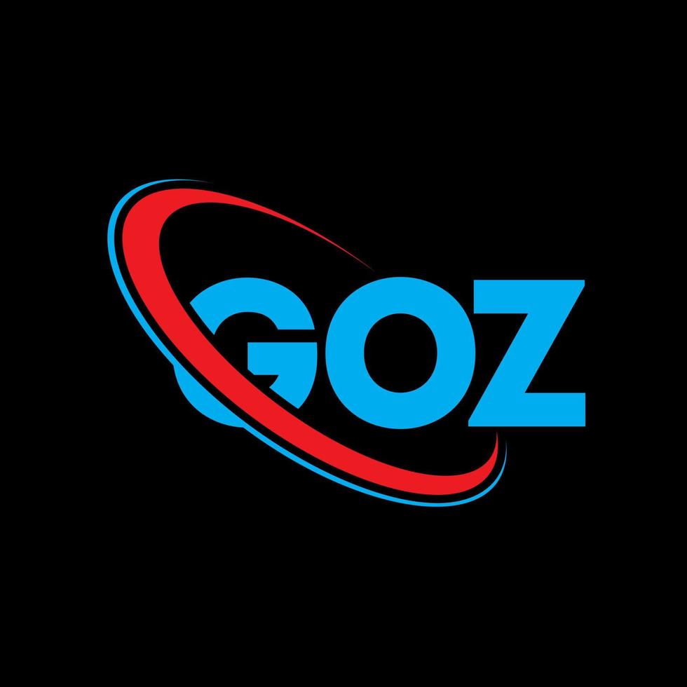 GOZ logo. GOZ letter. GOZ letter logo design. Initials GOZ logo linked with circle and uppercase ...