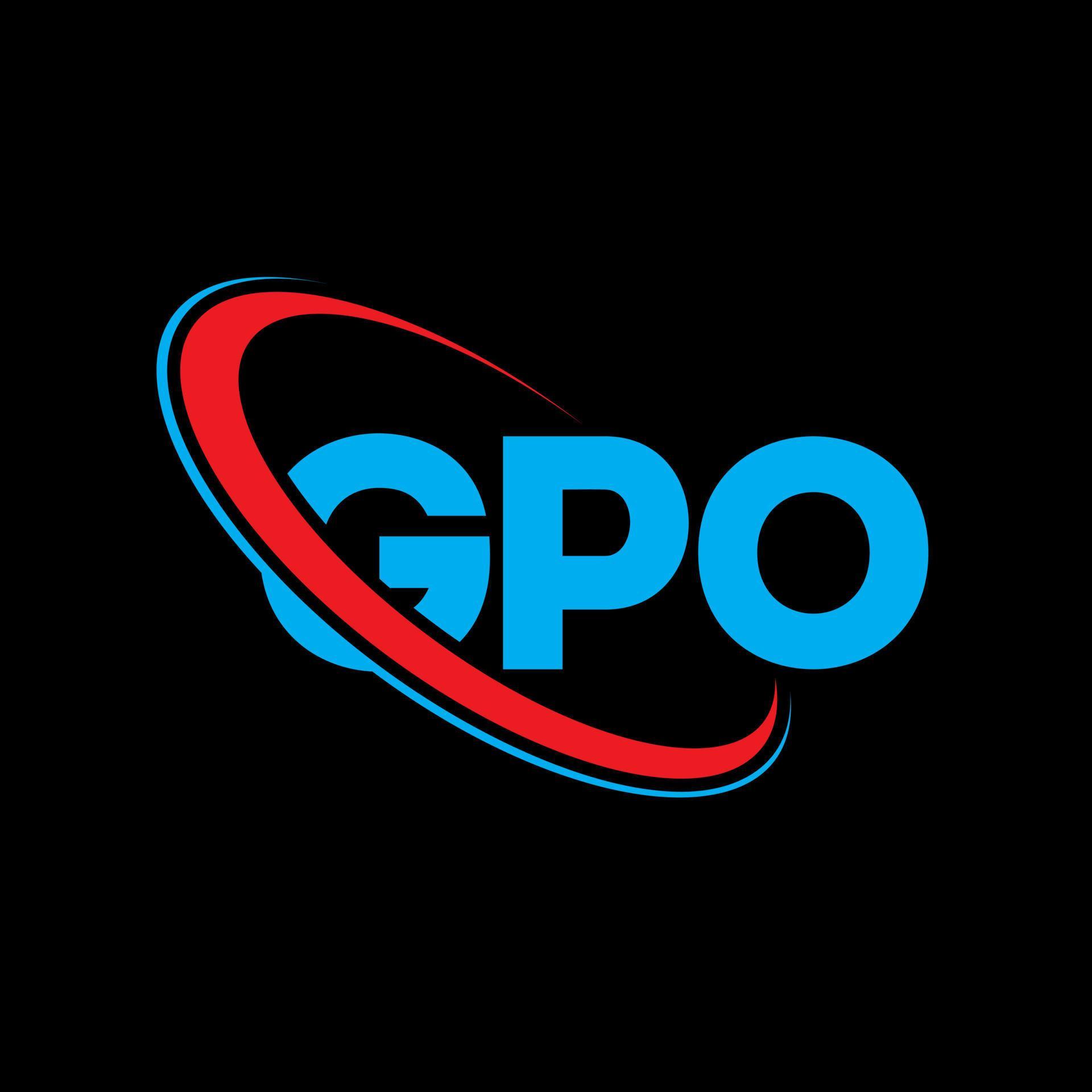 Gpo Logo Gpo Letter Gpo Letter Logo Design Initials Gpo Logo Linked With Circle And Uppercase