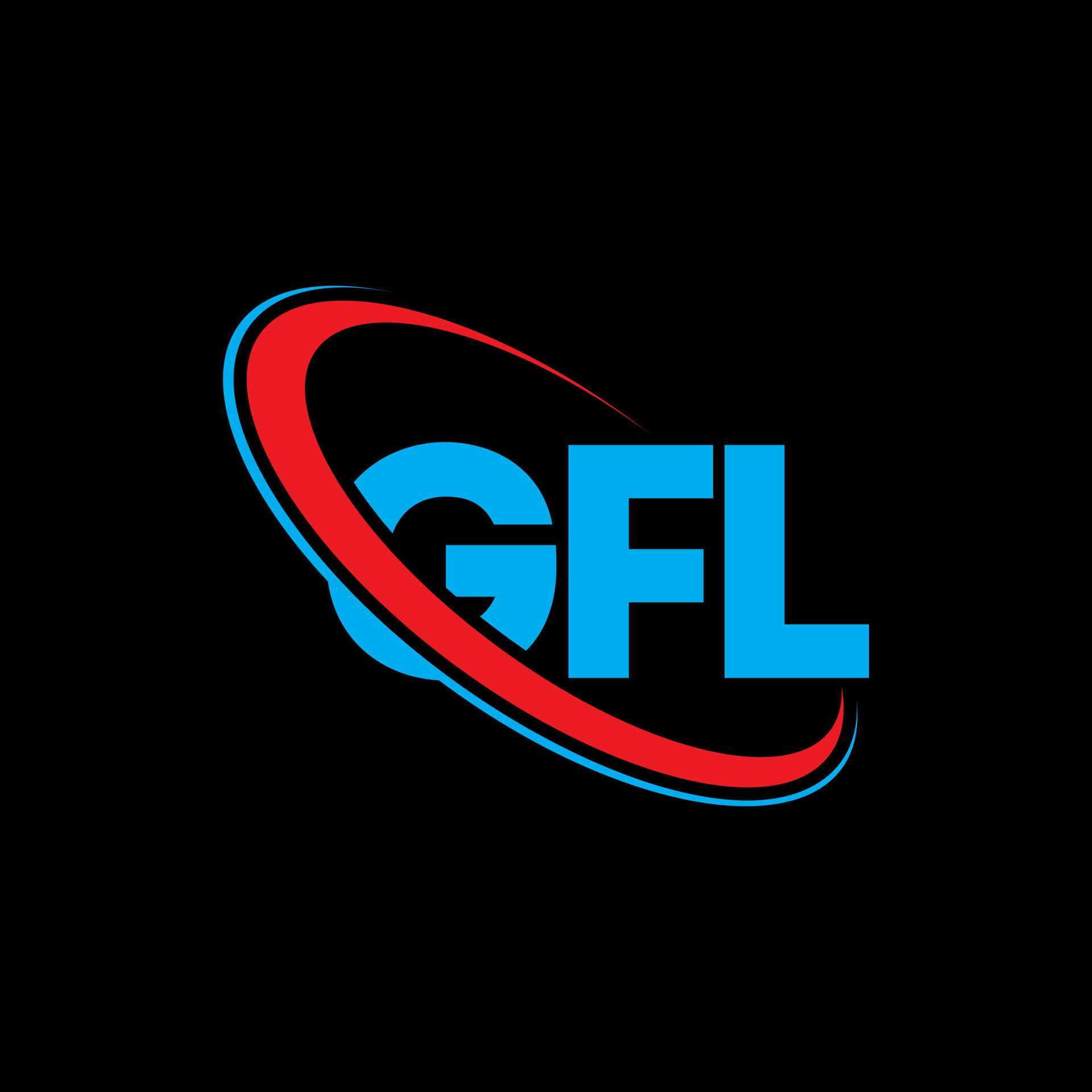 logotipo de gfl. letra gfl. diseño del logotipo de la letra gfl. logotipo de iniciales gfl ...