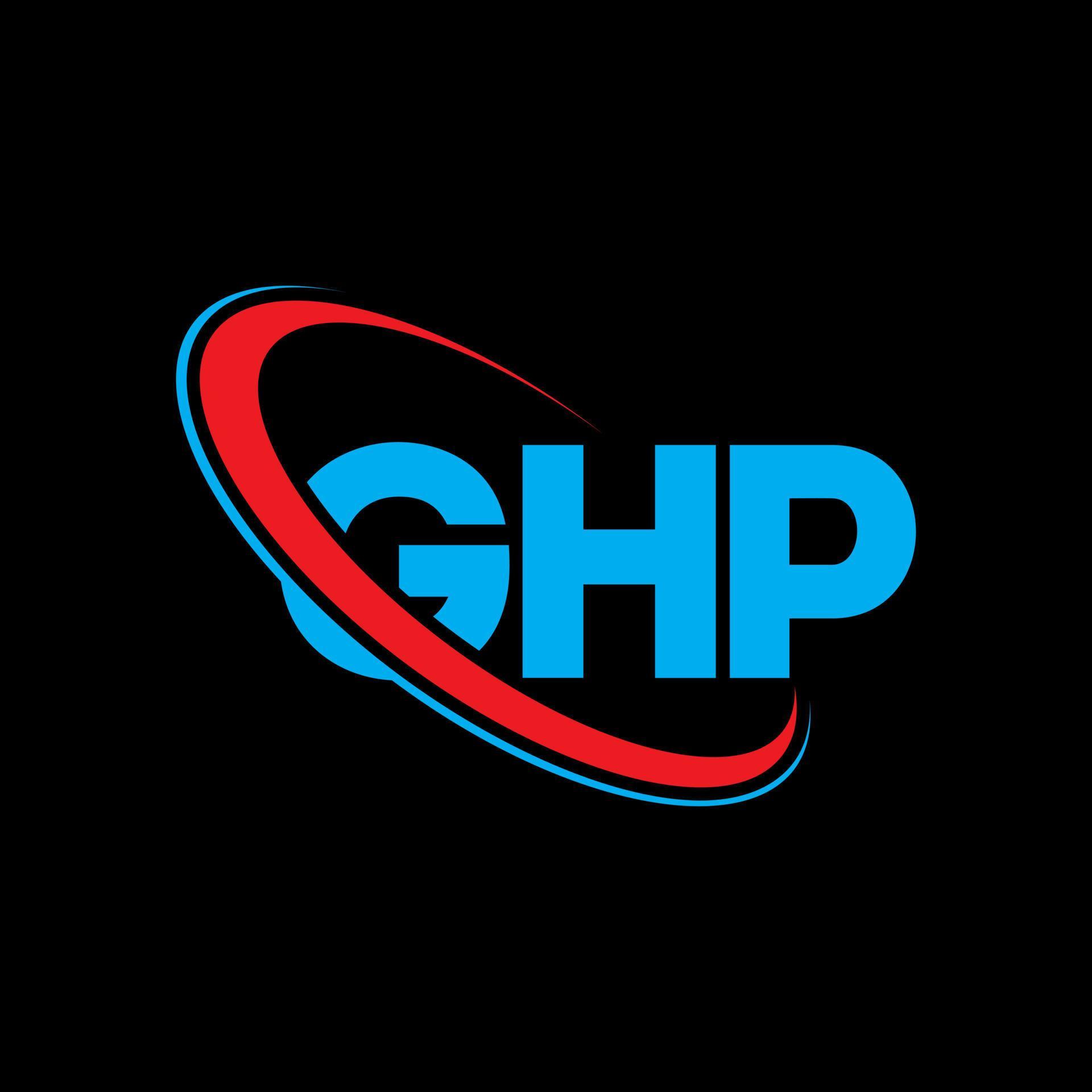 logotipo de ghp. letra ghp. diseño del logotipo de la letra ghp. logotipo de las iniciales ghp ...