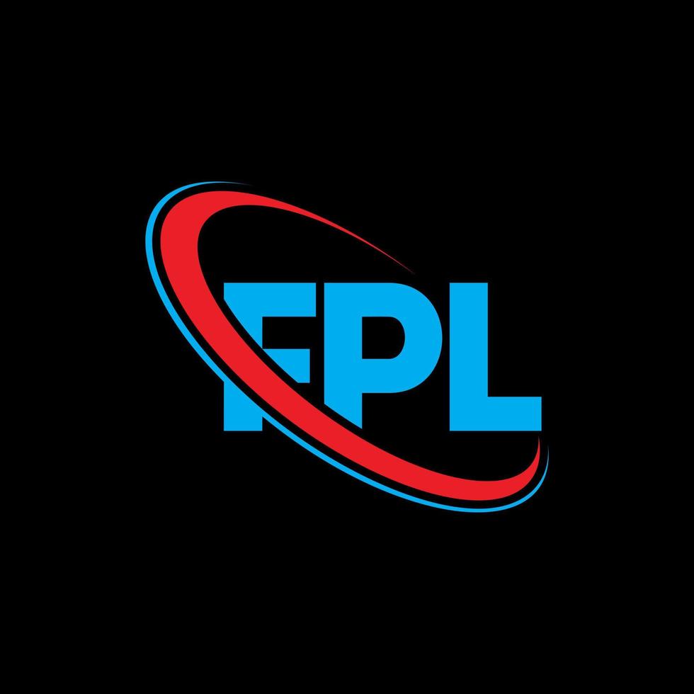logotipo de la fpl. carta fpl. diseño del logotipo de la letra fpl. logotipo de iniciales fpl ...