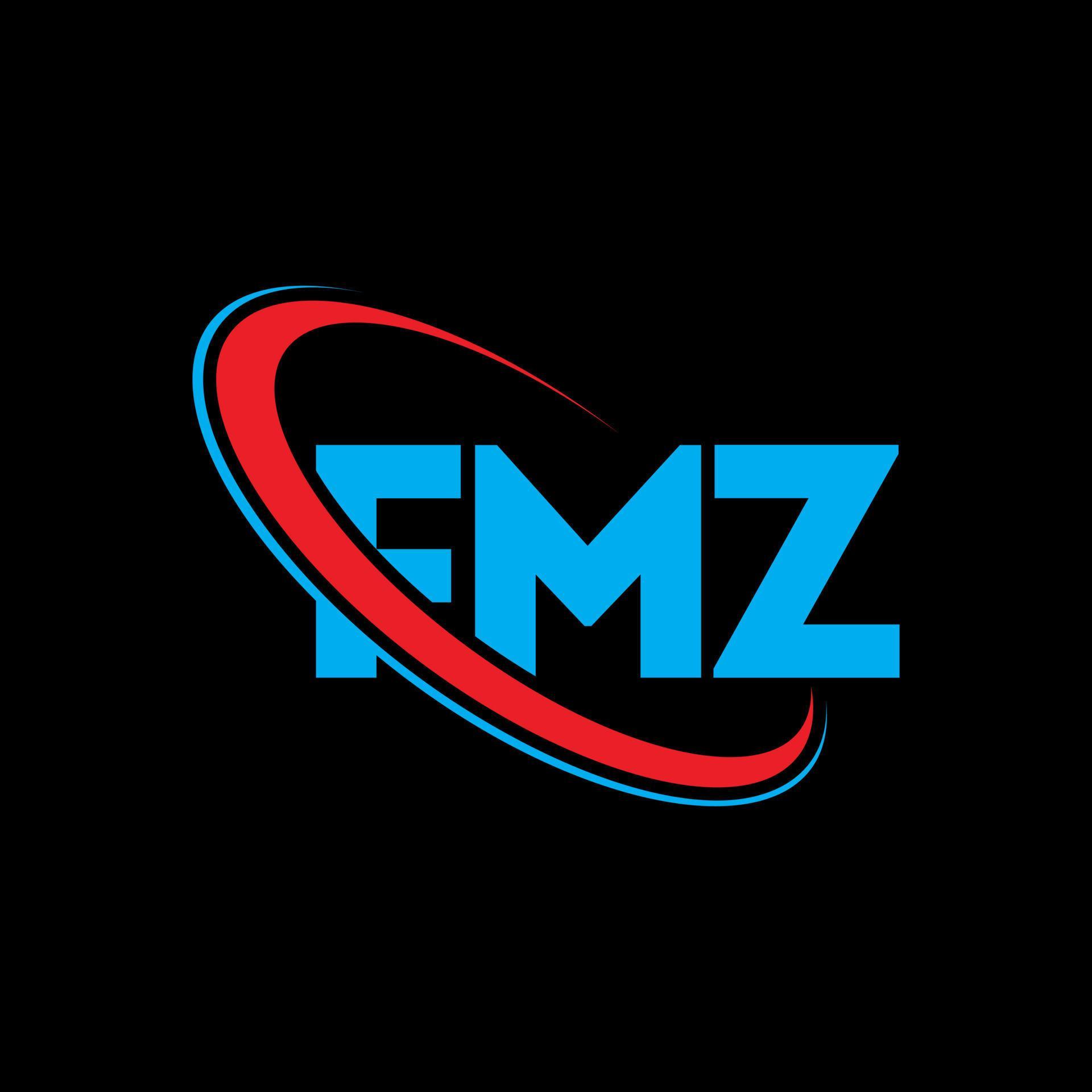 logotipo de FMZ. carta fmz. diseño del logotipo de la letra fmz. logotipo de iniciales fmz ...