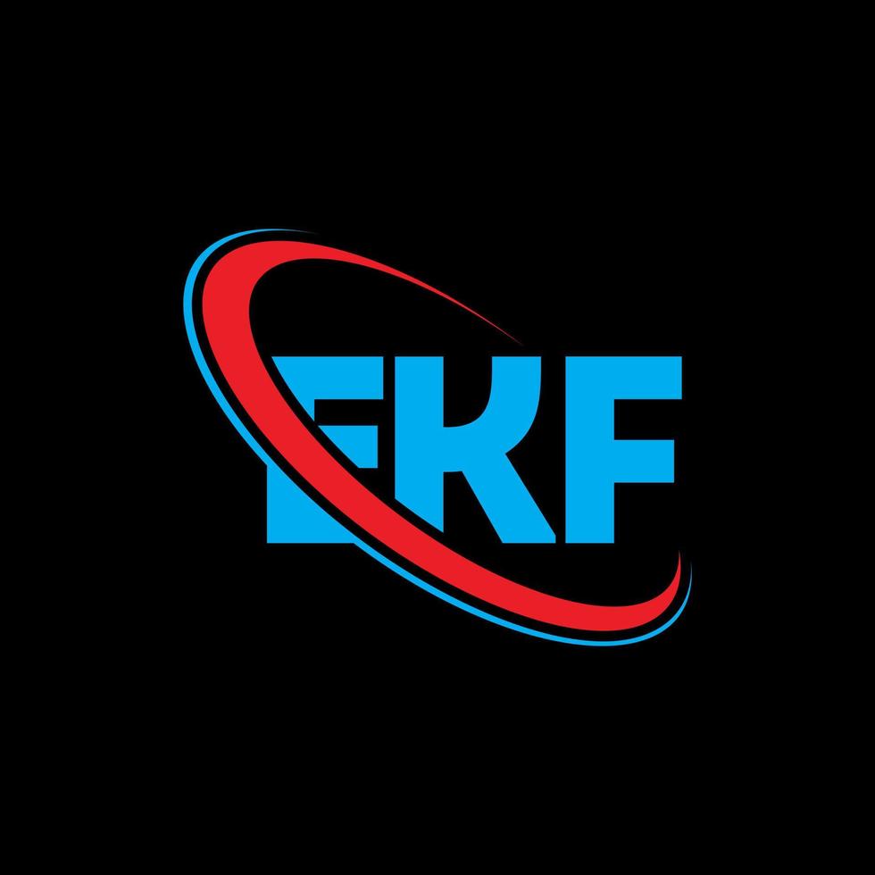 logotipo de ekf. letra ekf. diseño del logotipo de la letra ekf. Logotipo de iniciales ekf ...