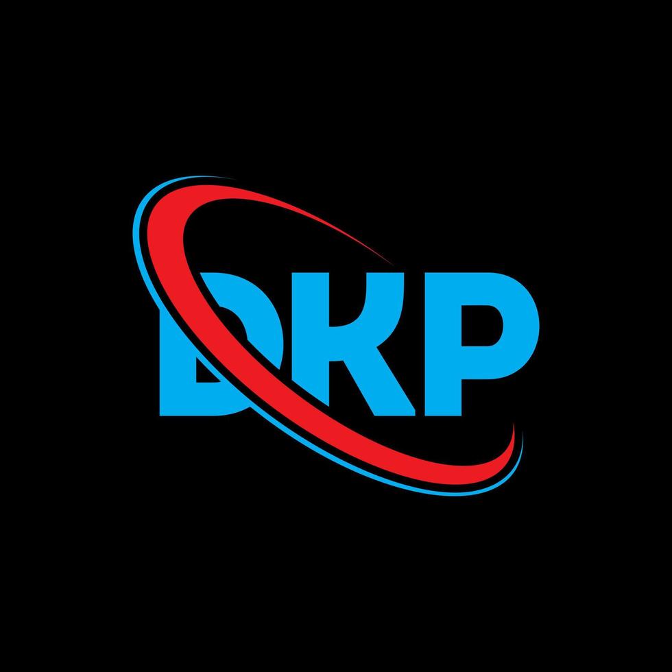 logotipo de dkp. letra dkp. diseño del logotipo de la letra dkp. logotipo de las iniciales dkp ...