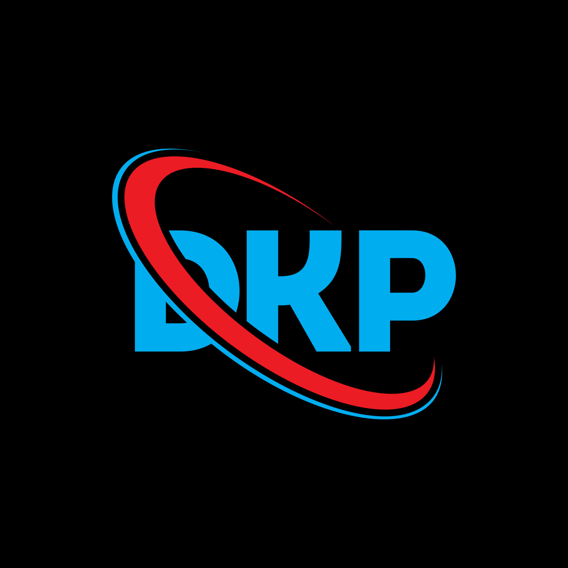 logotipo de dkp. letra dkp. diseño del logotipo de la letra dkp. logotipo de las iniciales dkp ...