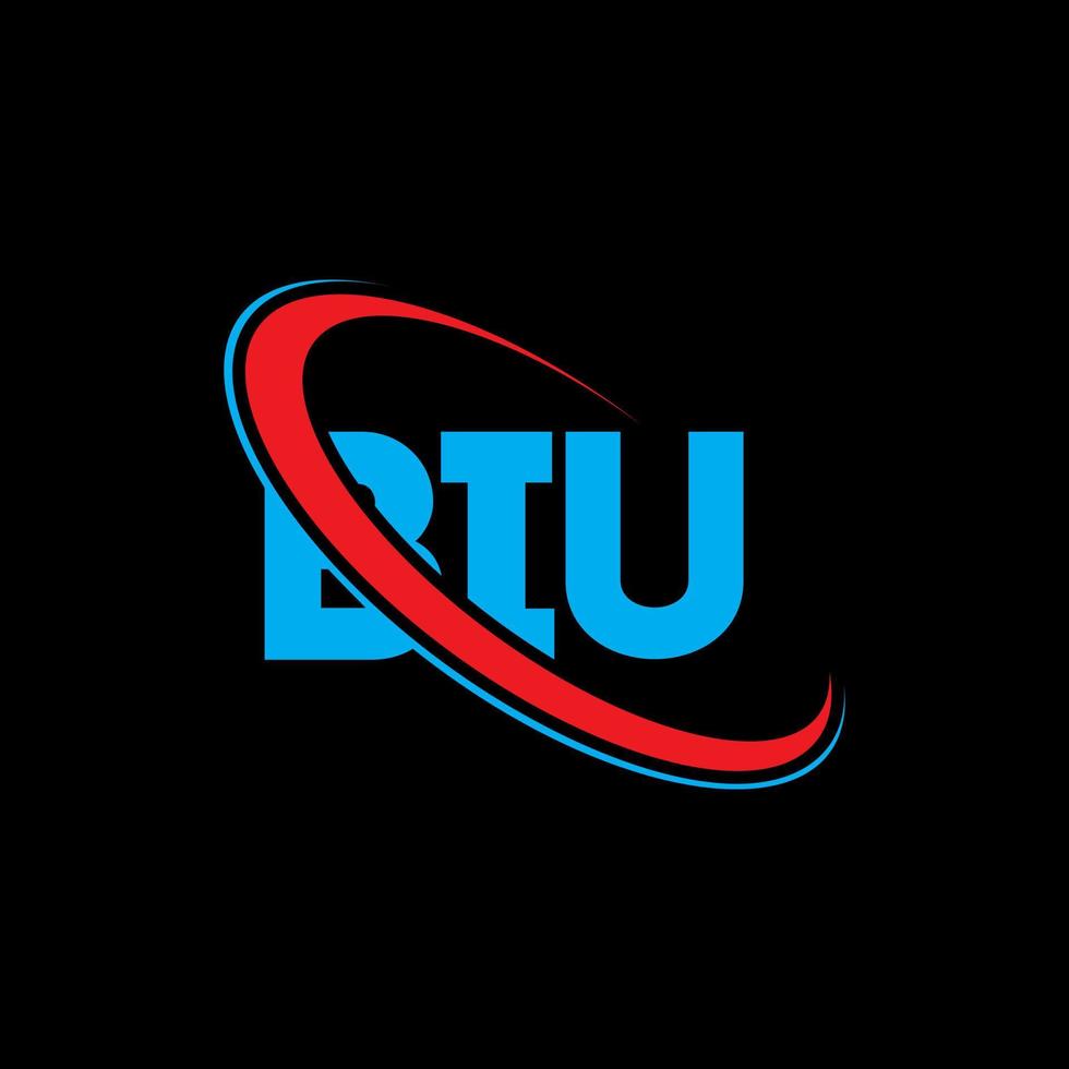 BIU logo. BIU letter. BIU letter logo design. Initials BIU logo linked with circle and uppercase ...