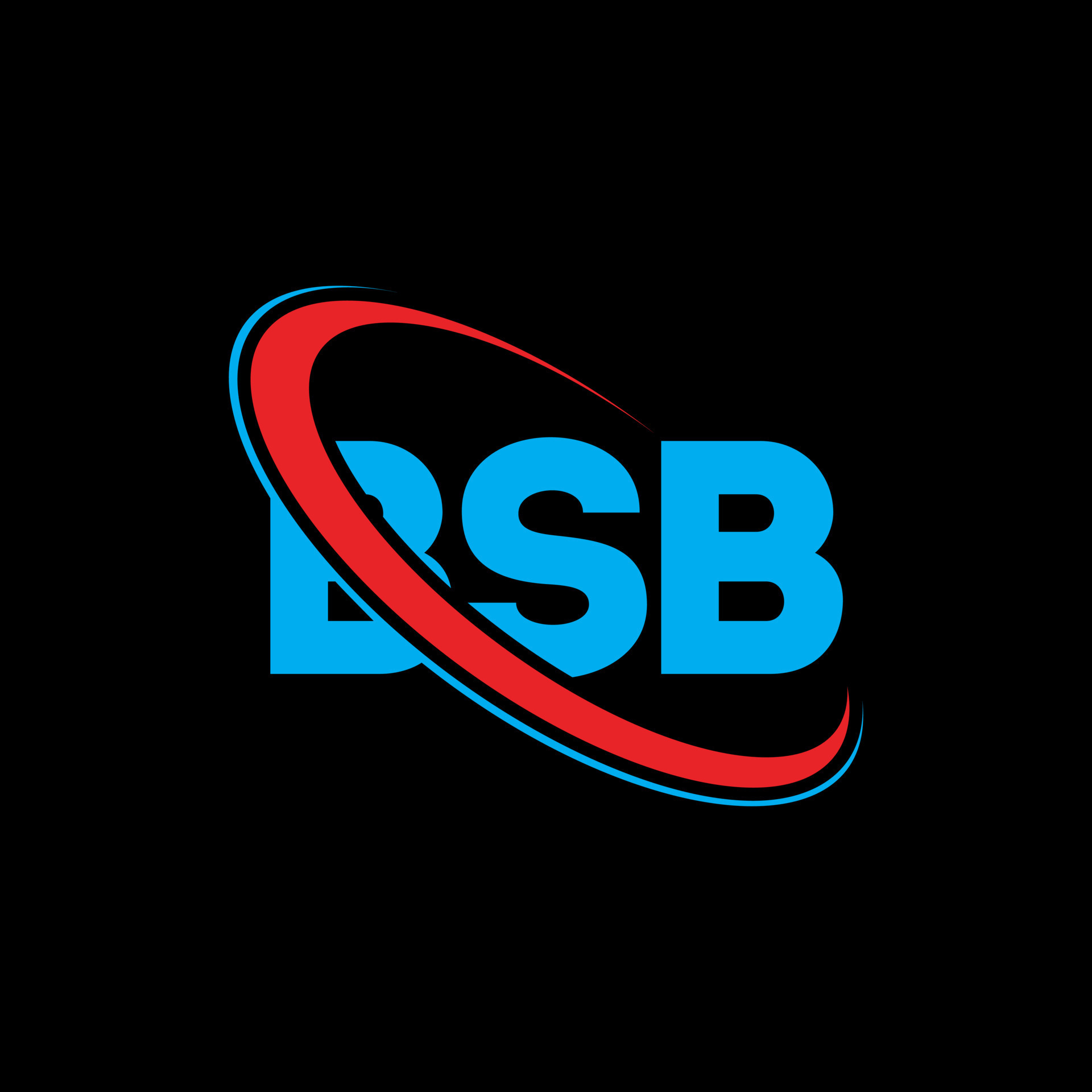 BSB logo. BSB letter. BSB letter logo design. Initials BSB logo linked with circle and uppercase ...