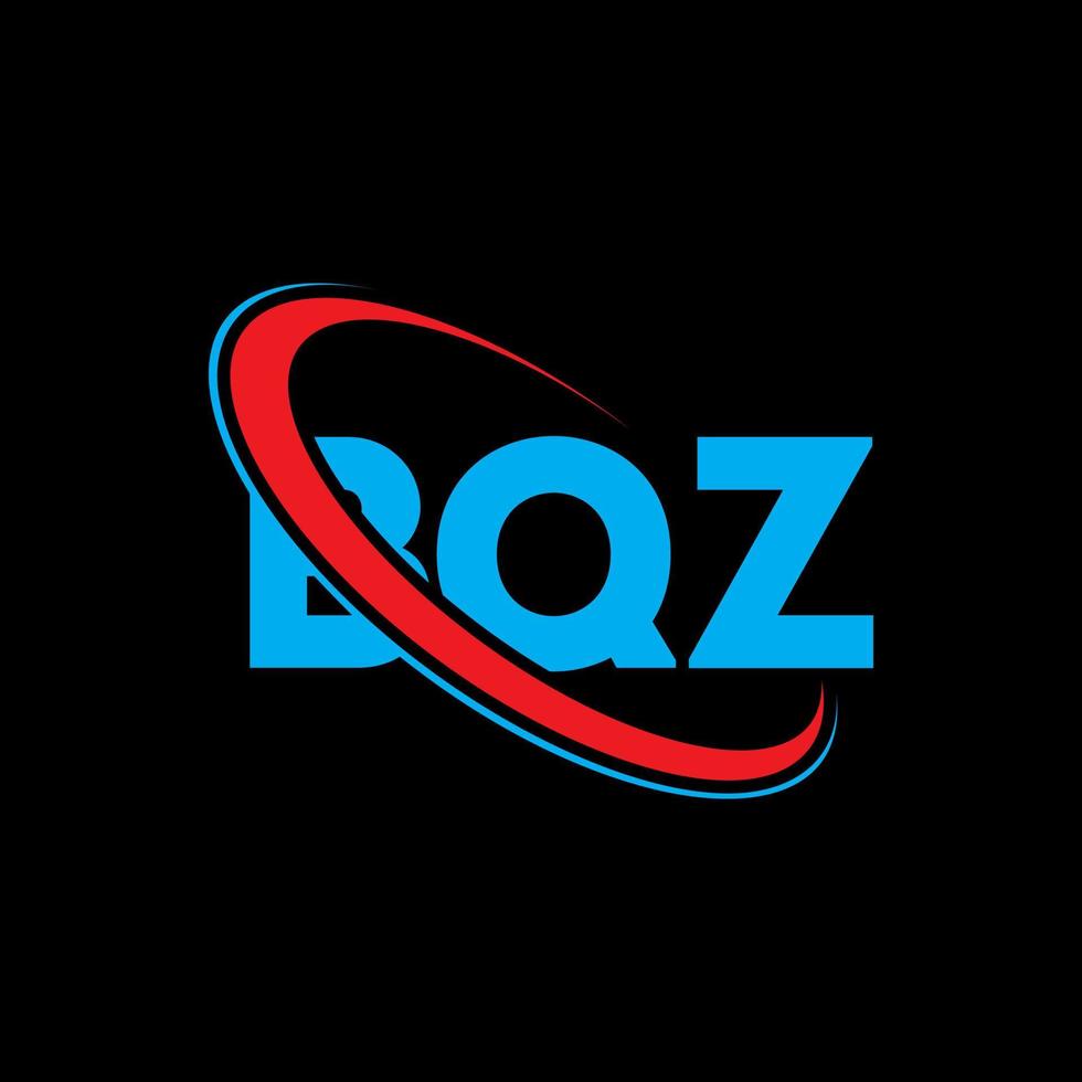 BQZ logo. BQZ letter. BQZ letter logo design. Initials BQZ logo linked with circle and uppercase ...