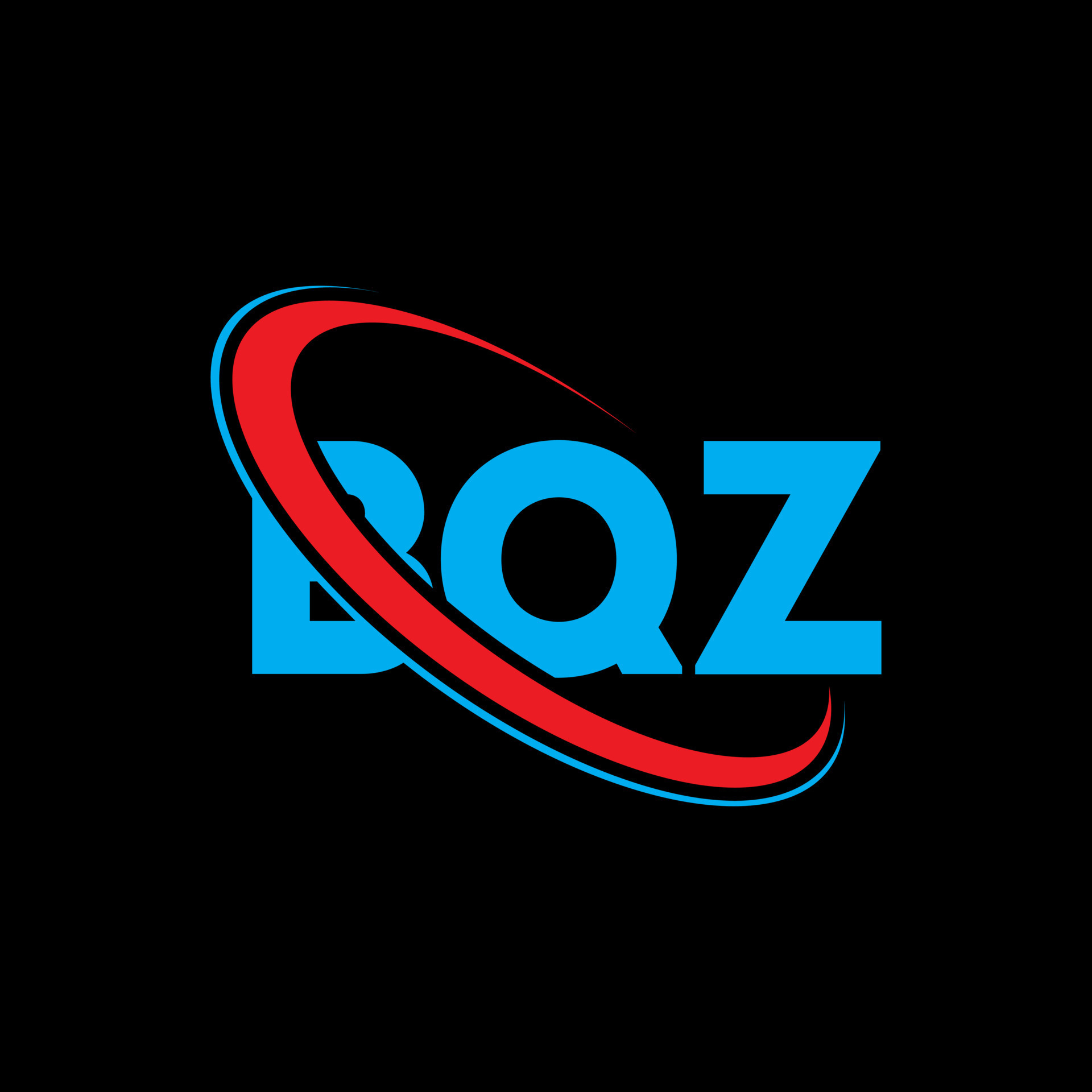 BQZ logo. BQZ letter. BQZ letter logo design. Initials BQZ logo linked with circle and uppercase ...