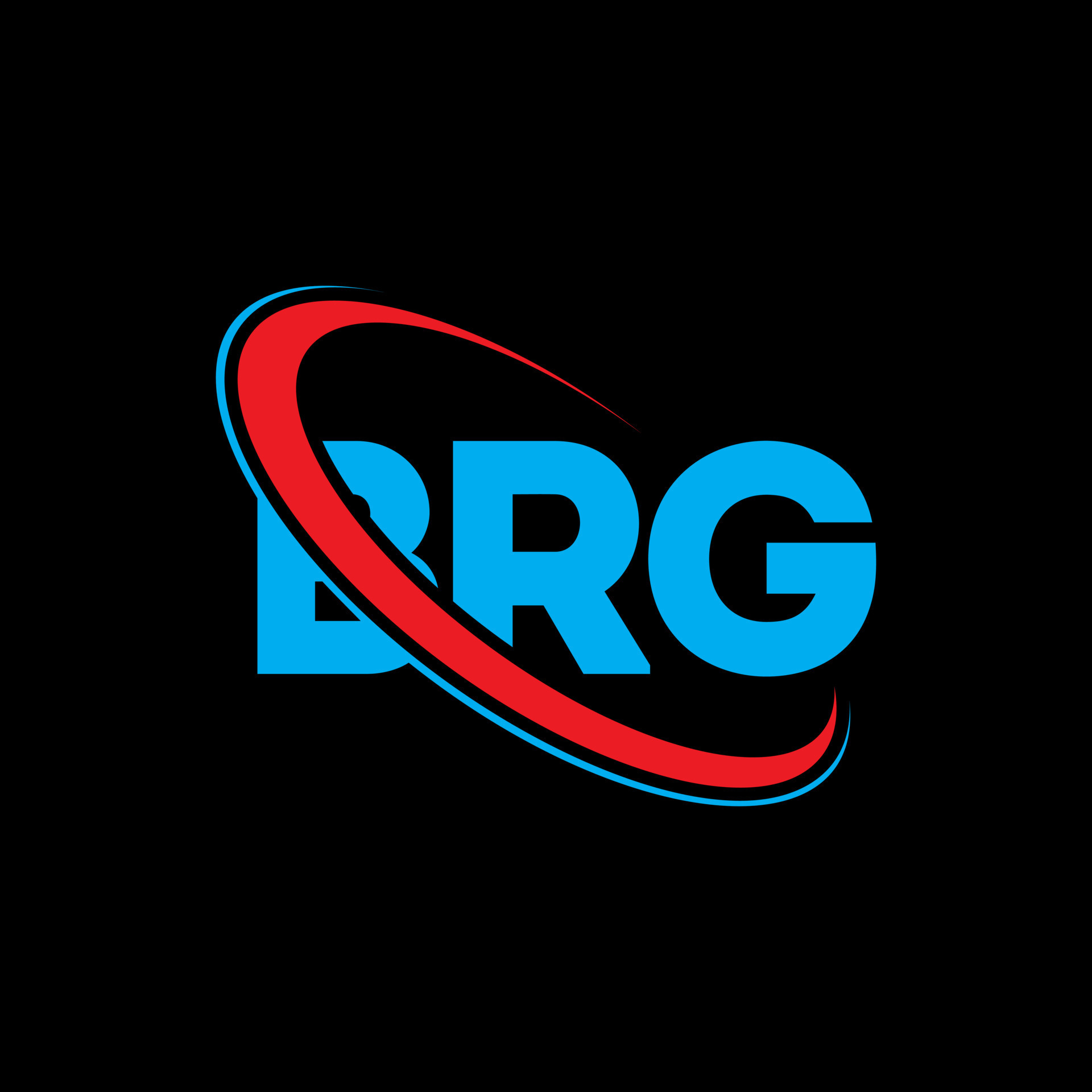 logotipo de brg. carta brg. diseño del logotipo de la letra brg. logotipo de iniciales brg ...