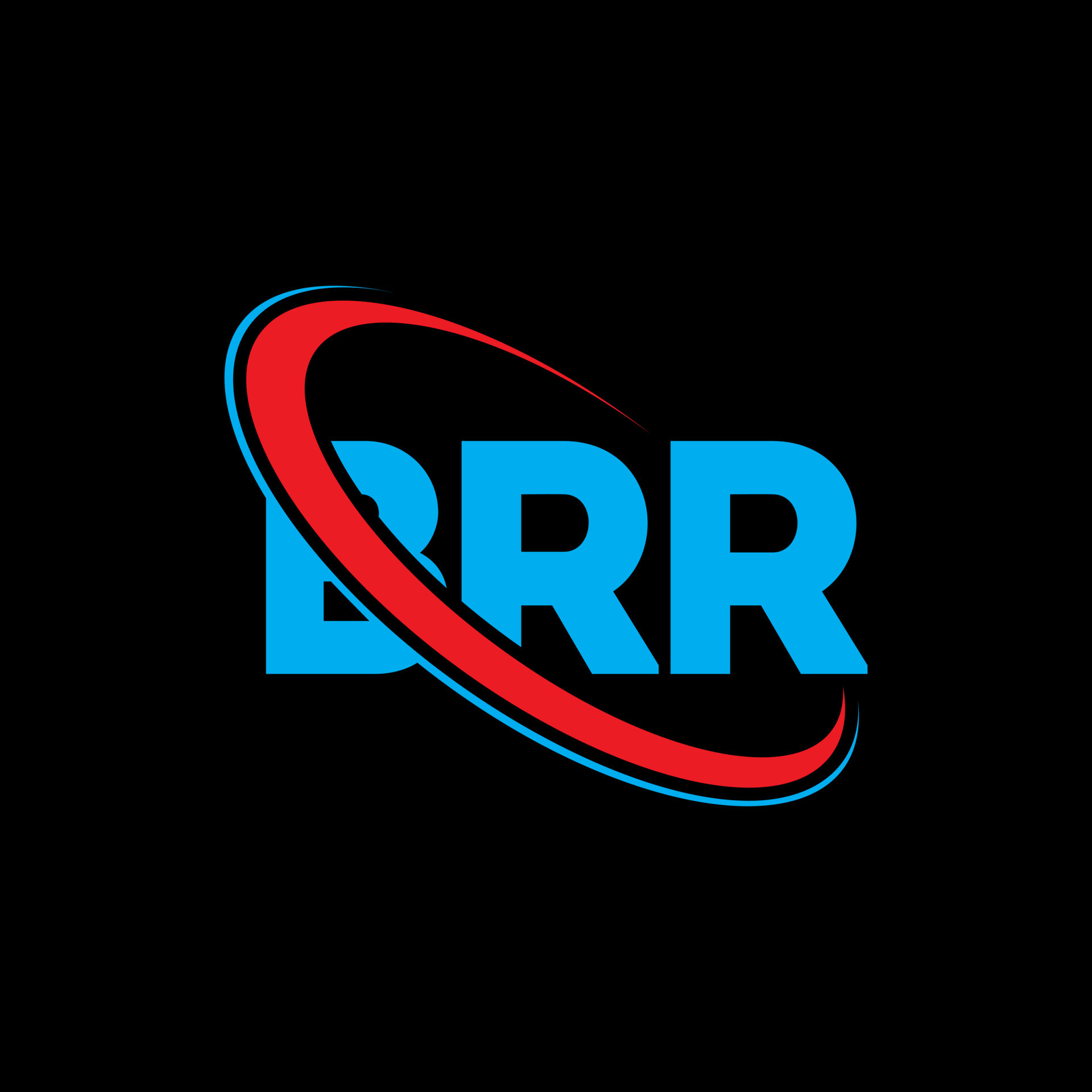 logotipo de br. letra brr. diseño del logotipo de la letra brr. logotipo de iniciales brr ...