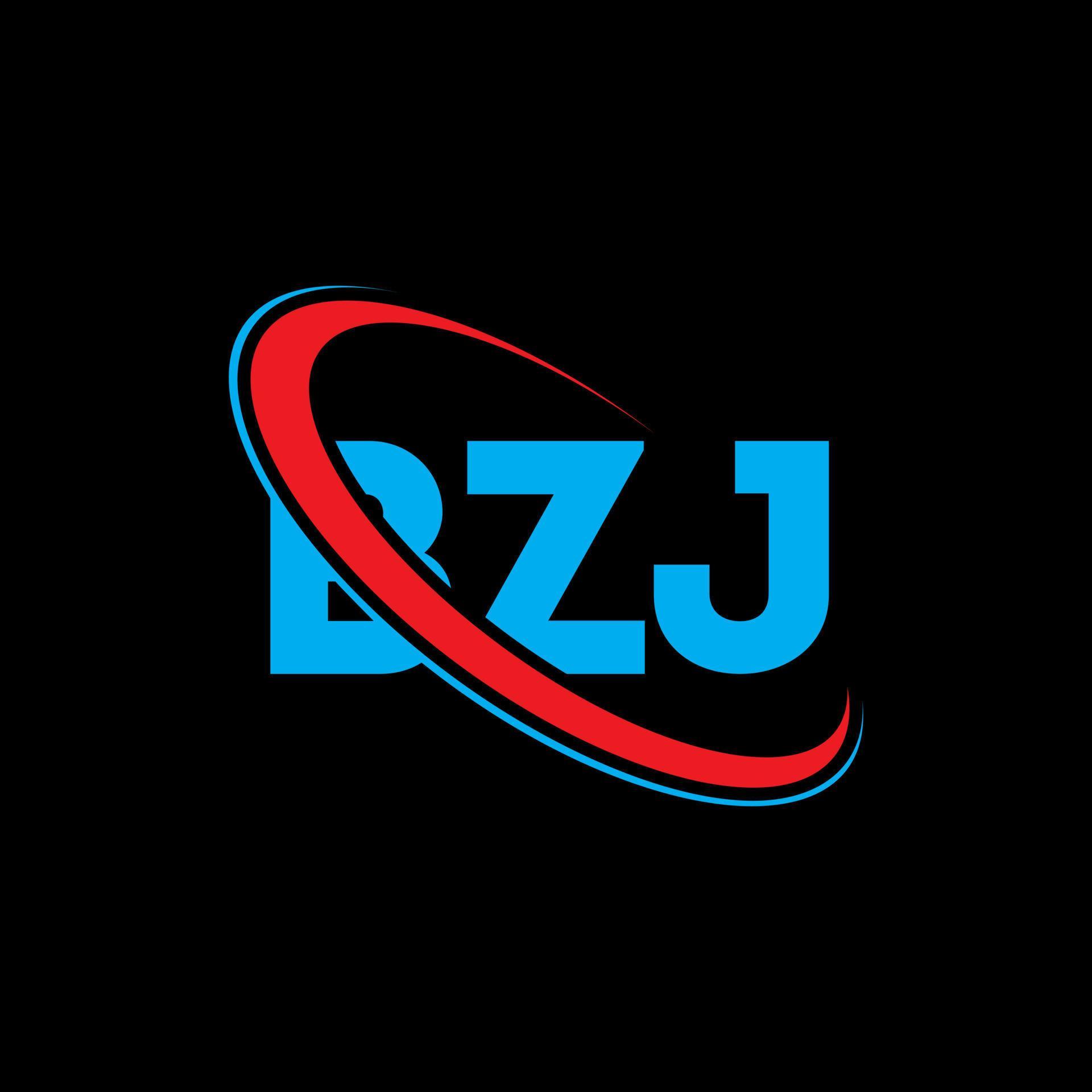 logotipo de bzj. letra bzj. diseño del logotipo de la letra bzj. logotipo de bzj iniciales ...