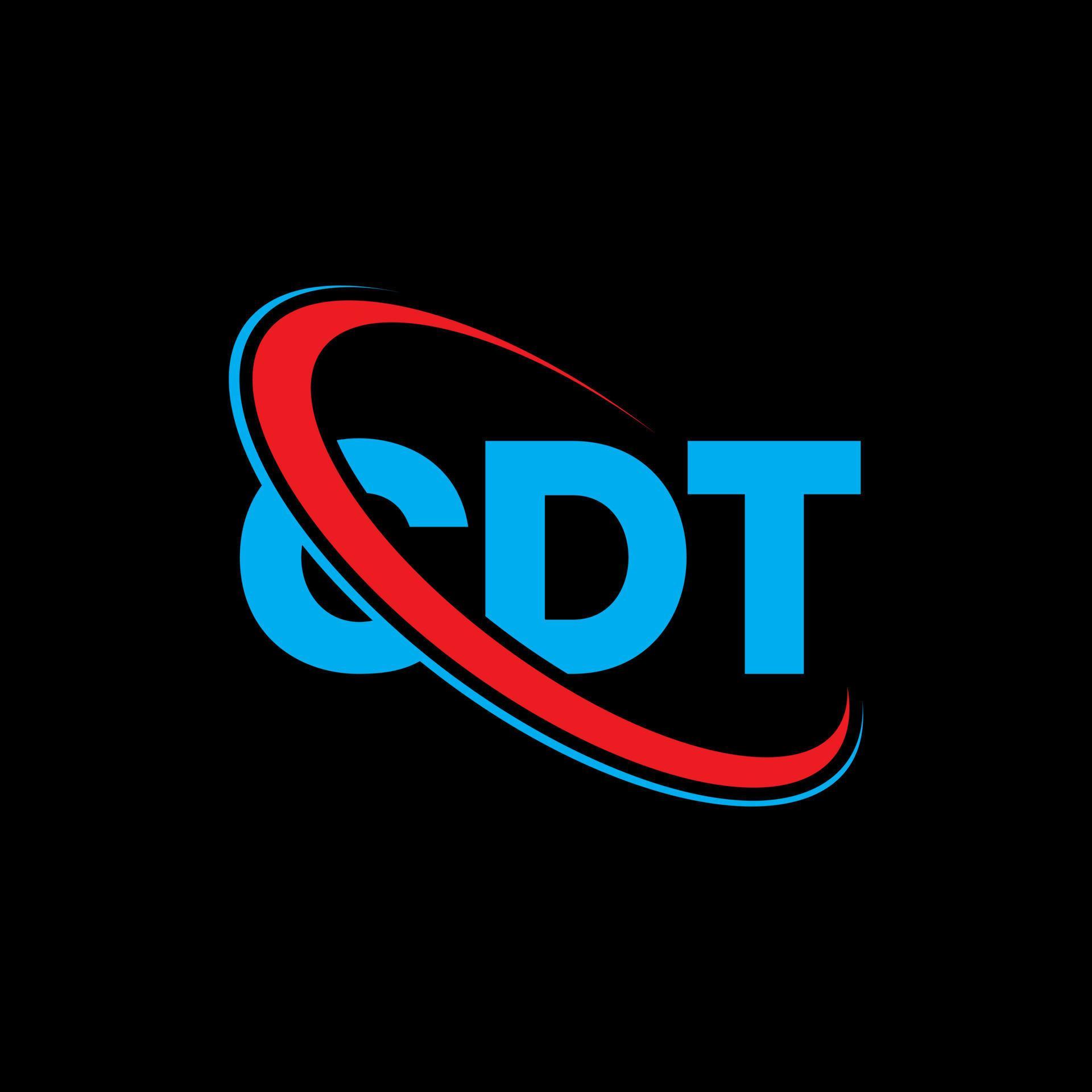 logotipo de ctd. carta cdt. diseño del logotipo de la letra cdt. logotipo de cdt de iniciales ...