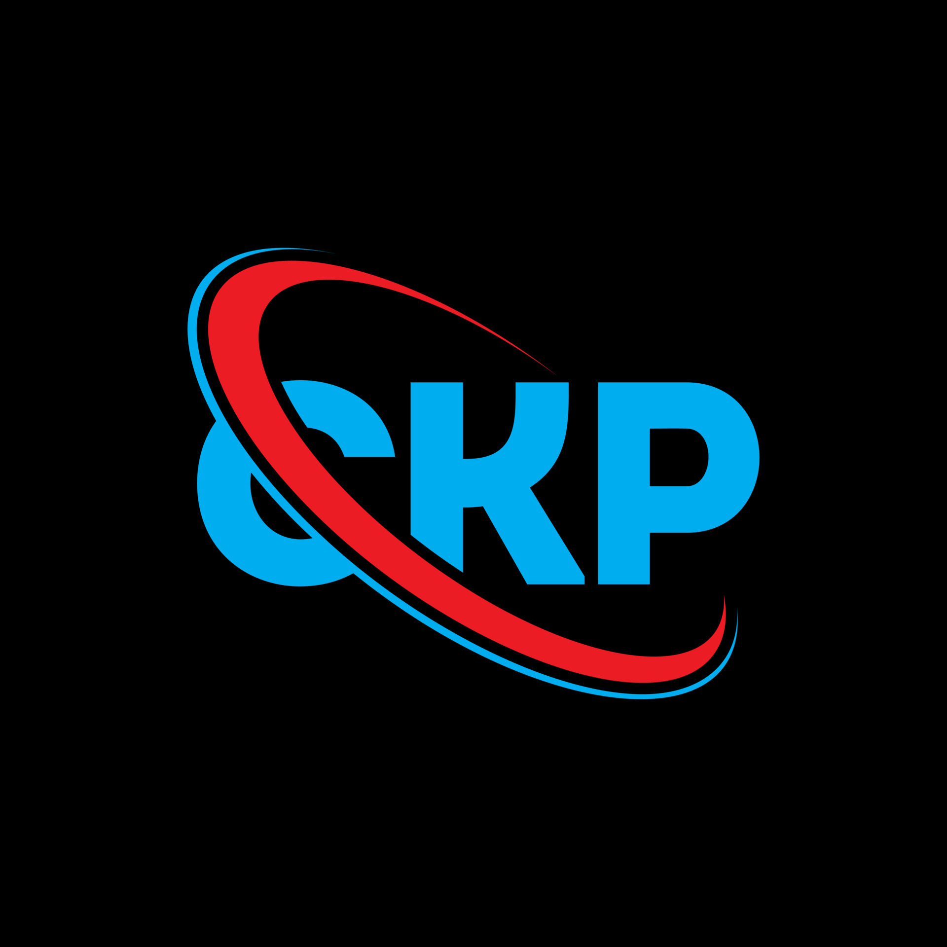logotipo de ckp. letra ckp. diseño del logotipo de la letra ckp. Logotipo de iniciales ckp ...