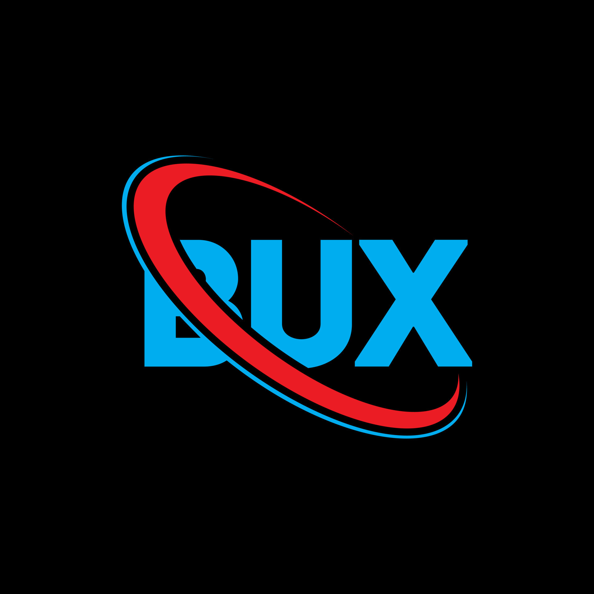 logotipo de bux. carta bux. diseño del logotipo de la letra bux. logotipo de bux de iniciales ...