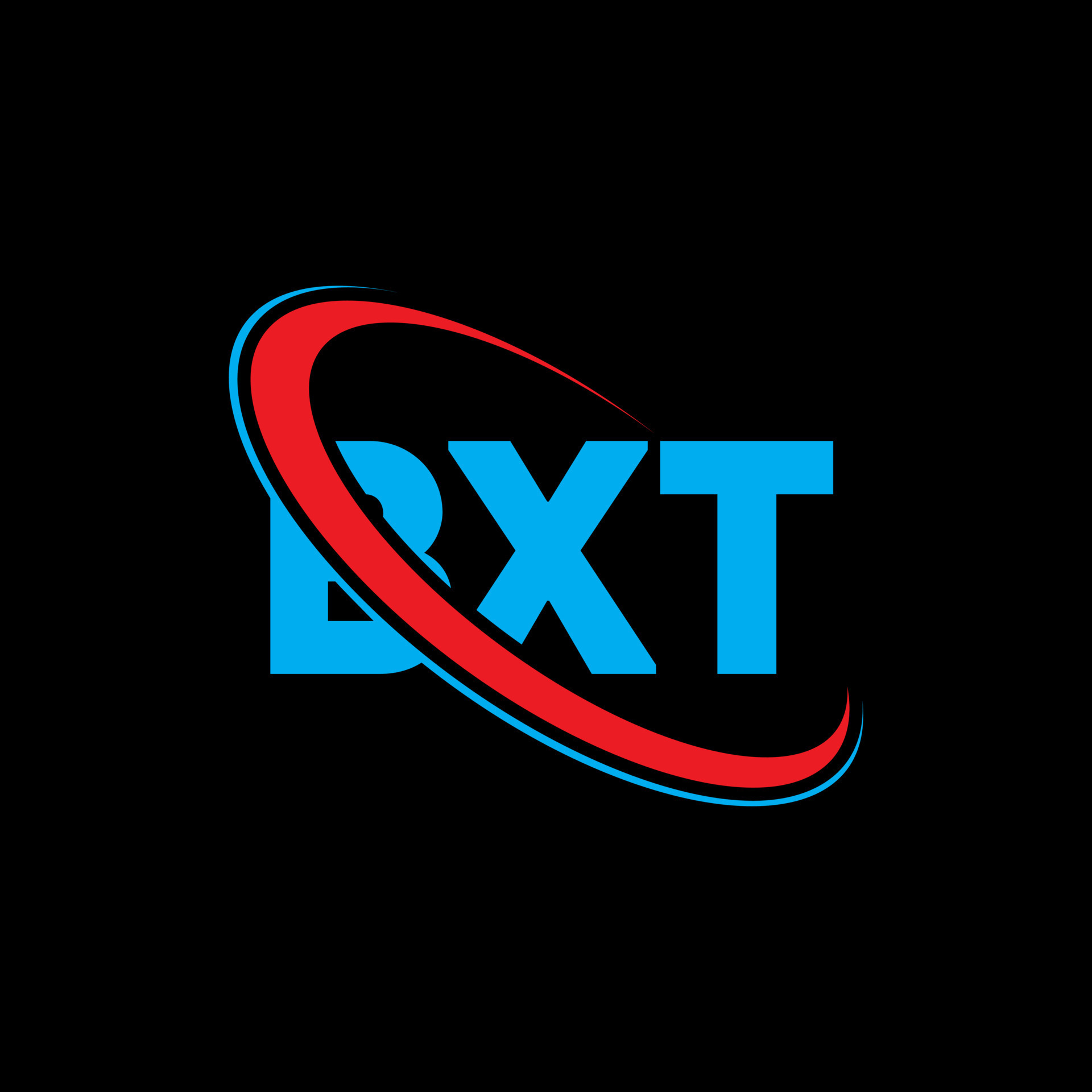 logotipo de bxt. carta bxt. diseño del logotipo de la letra bxt. Logotipo de iniciales bxt ...
