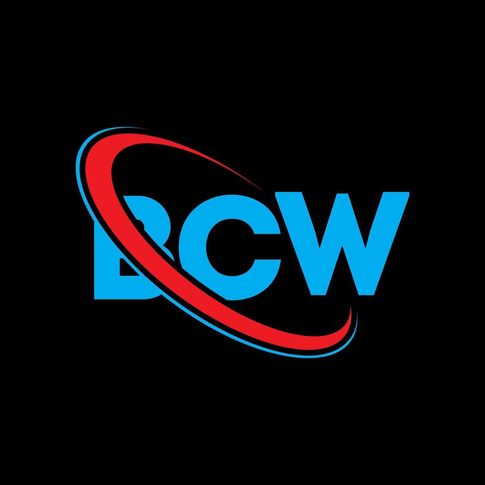 logotipo de bcw. carta bcw. diseño del logotipo de la letra bcw. logotipo de las iniciales bcw ...