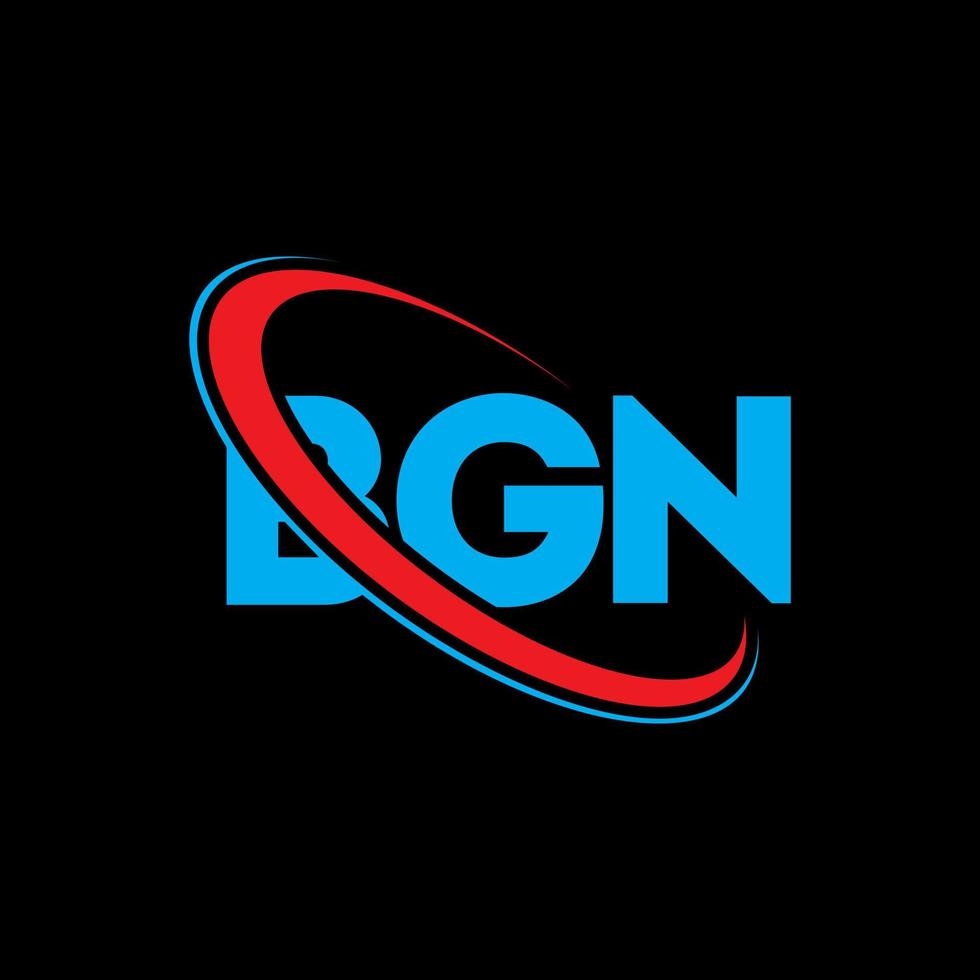 logotipo de bgn. carta bgn. diseño de logotipo de letra bgn. logotipo de iniciales bgn vinculado ...