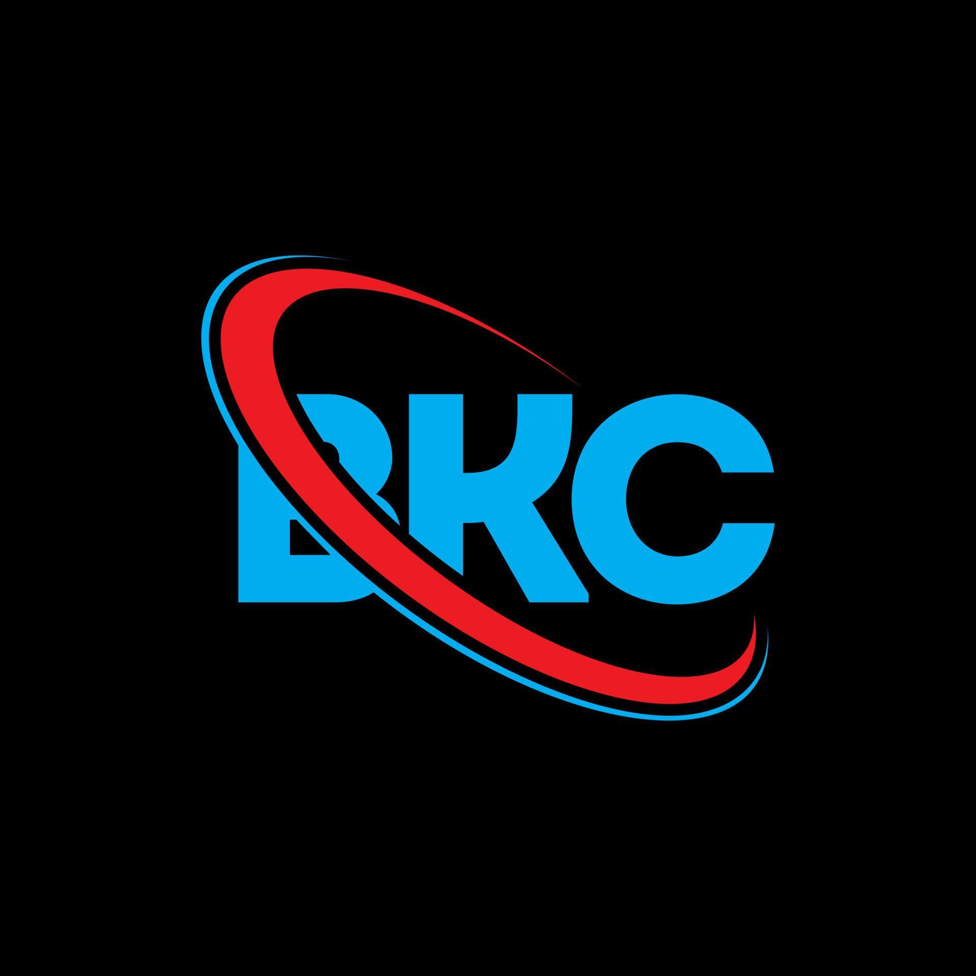 logotipo de bkc. letra bkc. diseño del logotipo de la letra bkc. logotipo de bkc iniciales ...