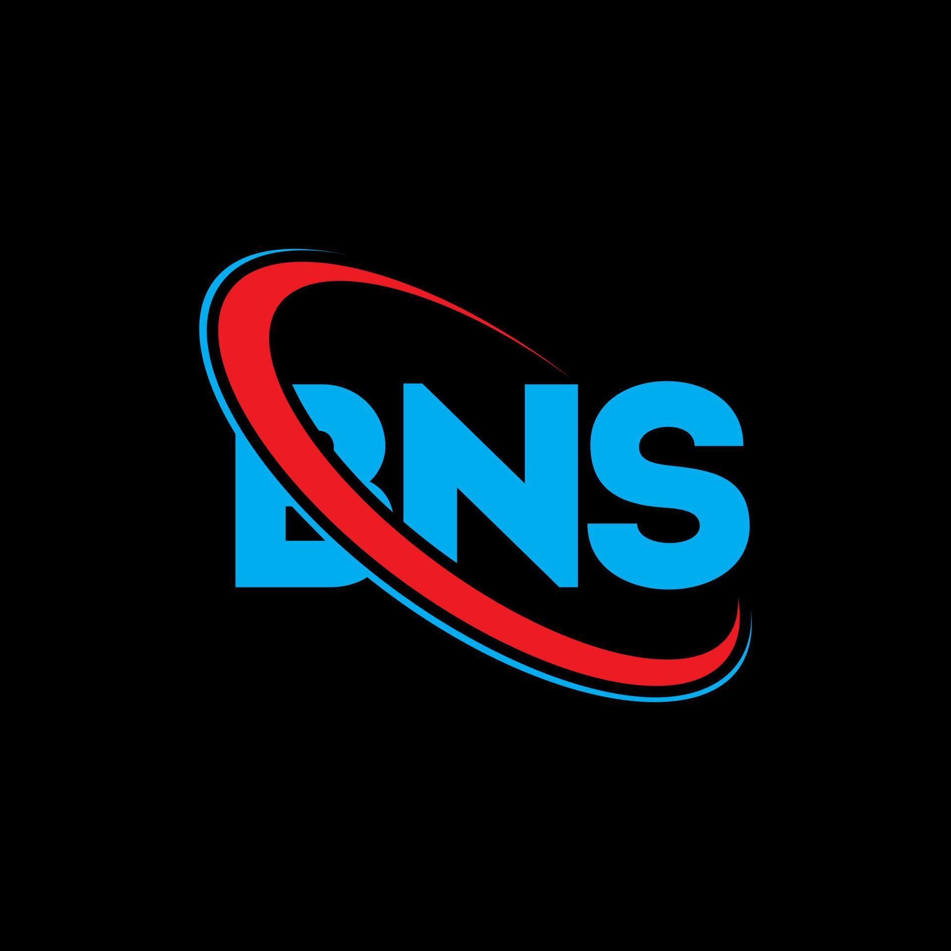BNS logo. BNS letter. BNS letter logo design. Initials BNS logo linked with circle and uppercase ...