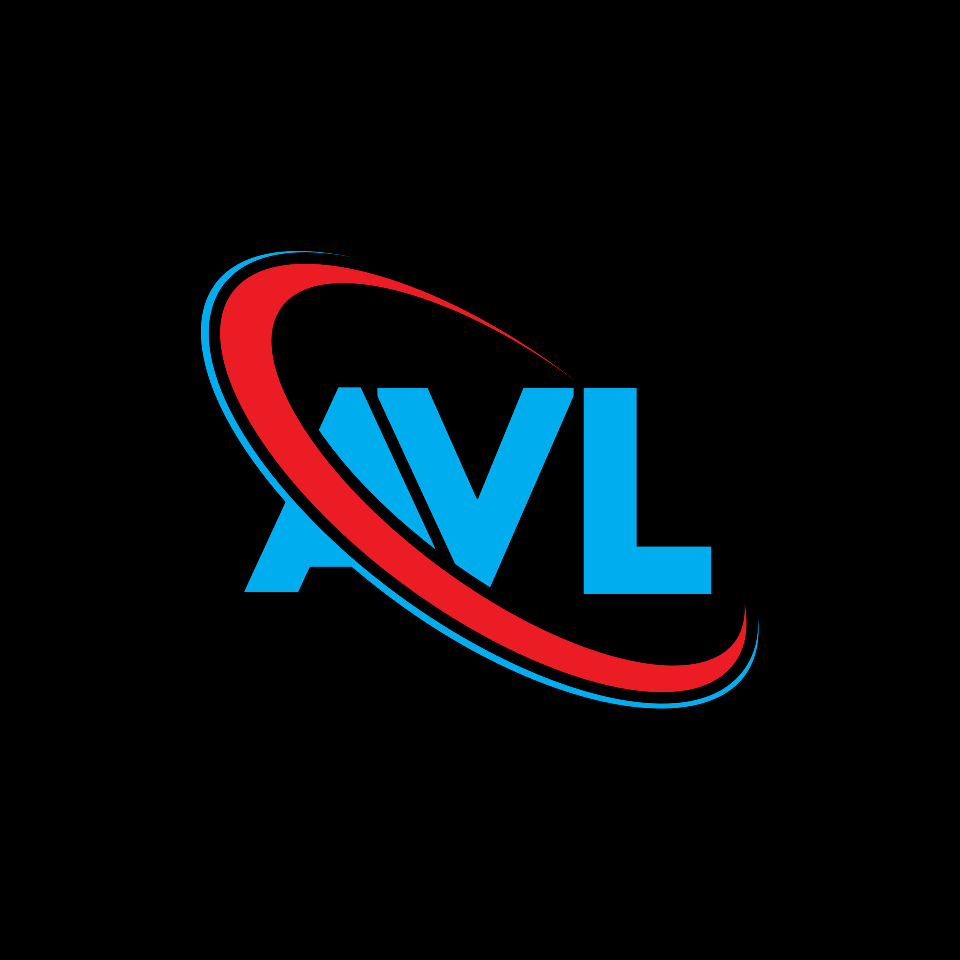 logotipo de AVL. letra av. diseño del logotipo de la letra avl. logotipo de iniciales avl ...