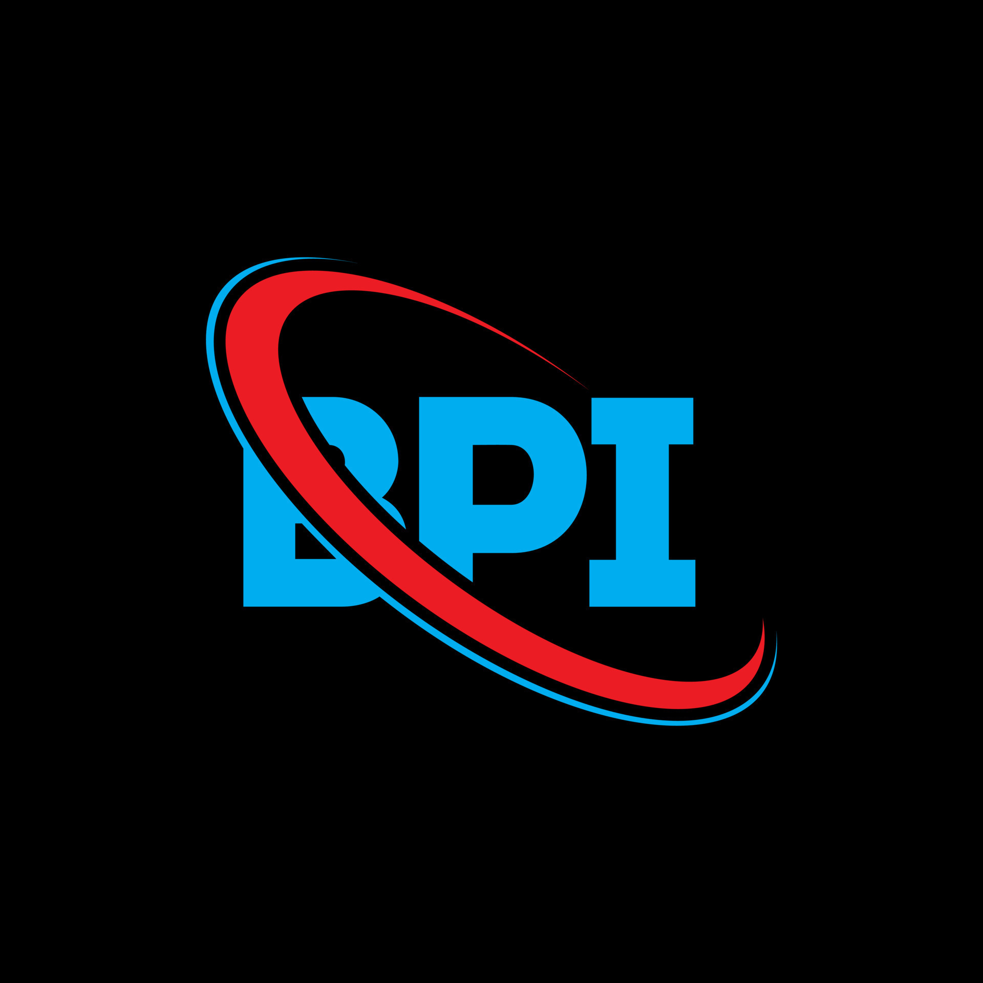 BPI logo. BPI letter. BPI letter logo design. Initials BPI logo linked ...