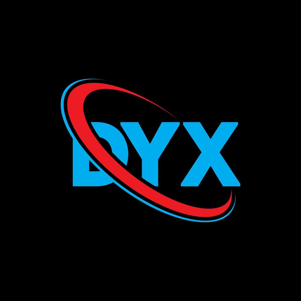 logotipo de Dyx. carta de dyx. diseño del logotipo de la letra dyx. logotipo de las iniciales ...